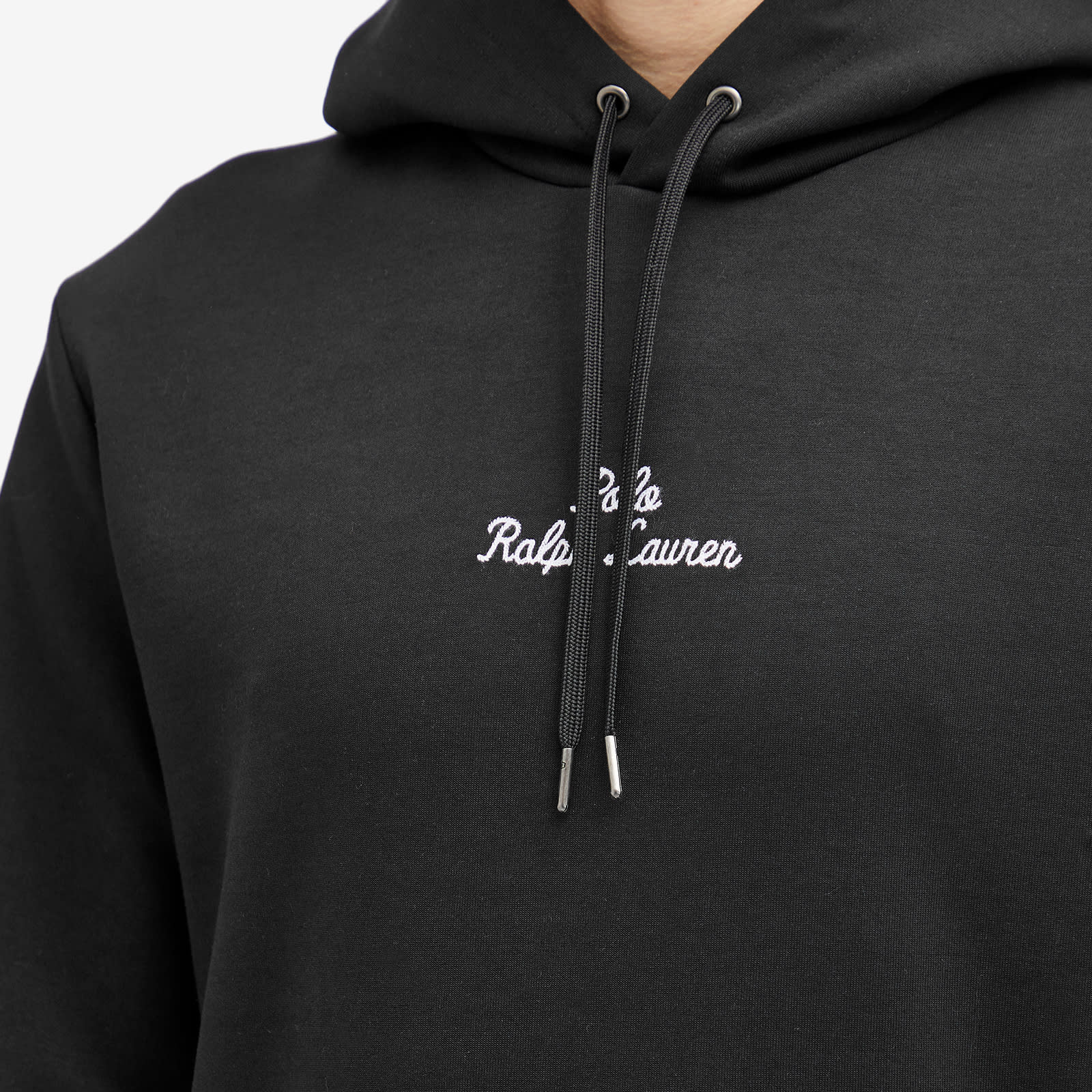 Polo Ralph Lauren Chain Stitch Logo Hoodie Polo Black | END.
