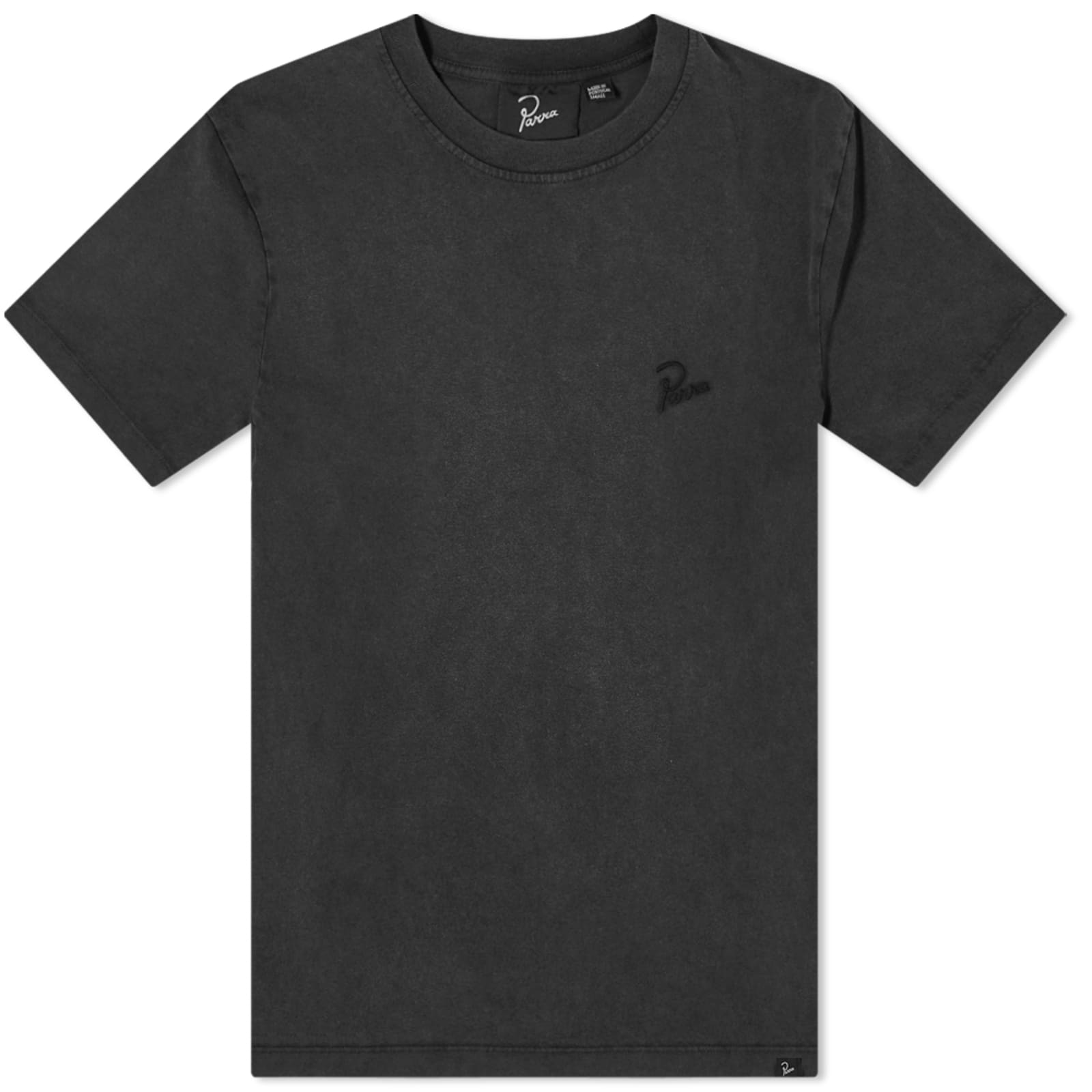 By Parra Washed Out Logo T-Shirt Washed Black | END.