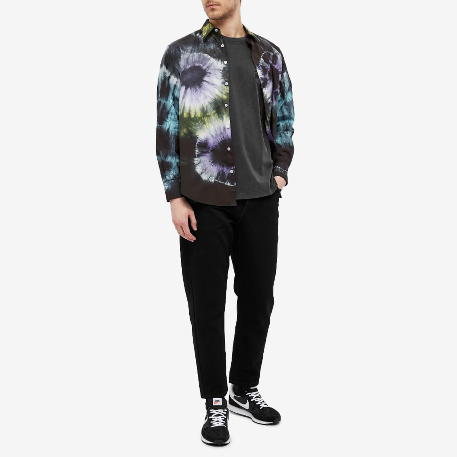 By Parra Washed Out Logo T-Shirt Washed Black | END. (UK)