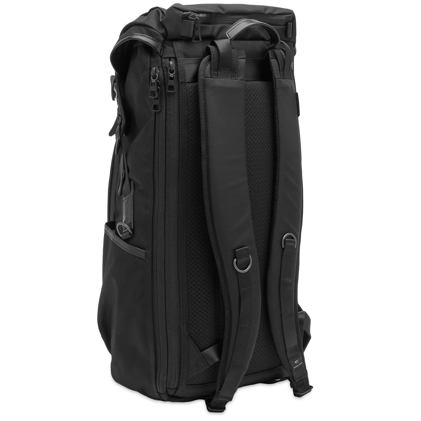 Master-Piece Potential Leather Trim Backpack Black | END. (US)