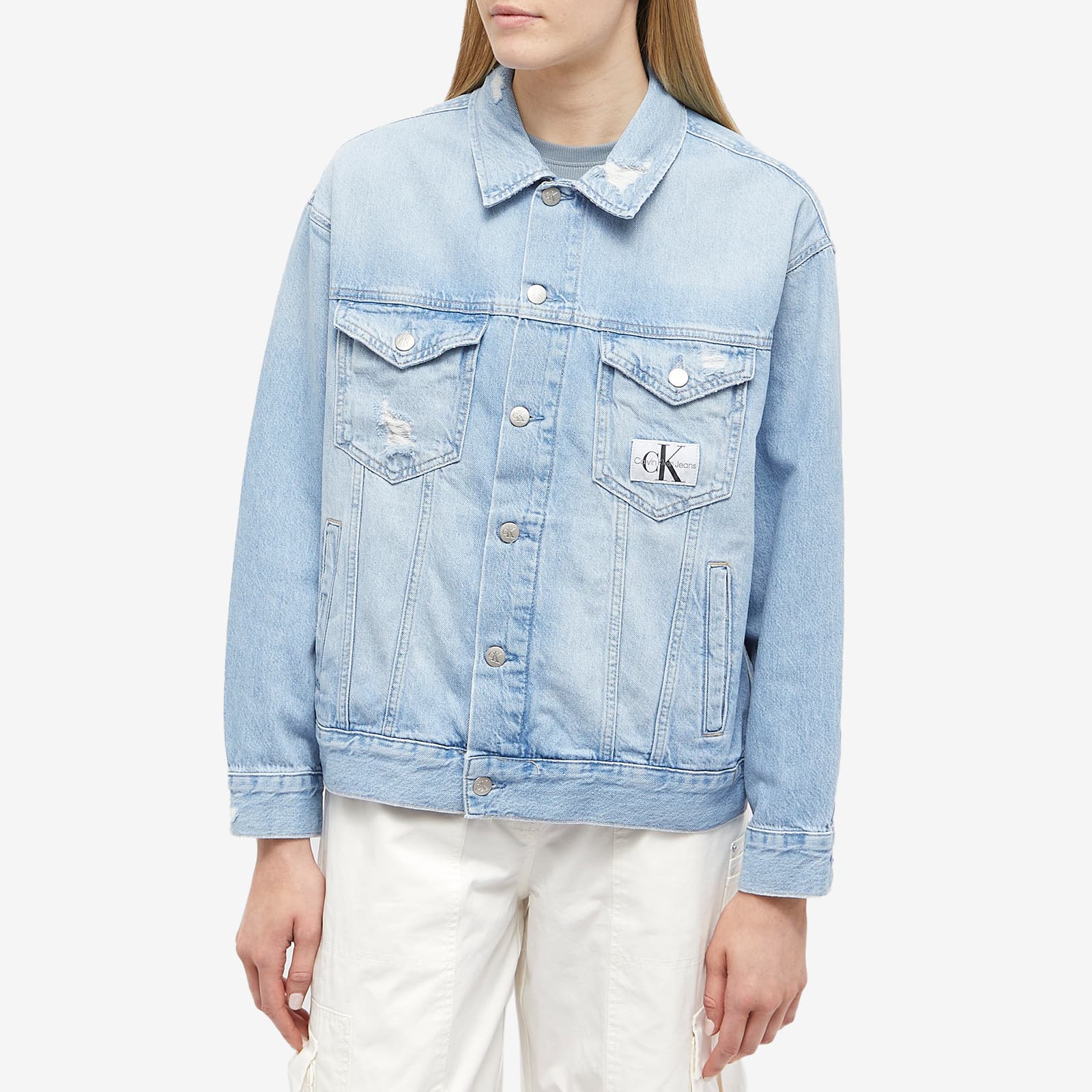 Calvin Klein Dad Denim Jacket Light Denim | END. (US)