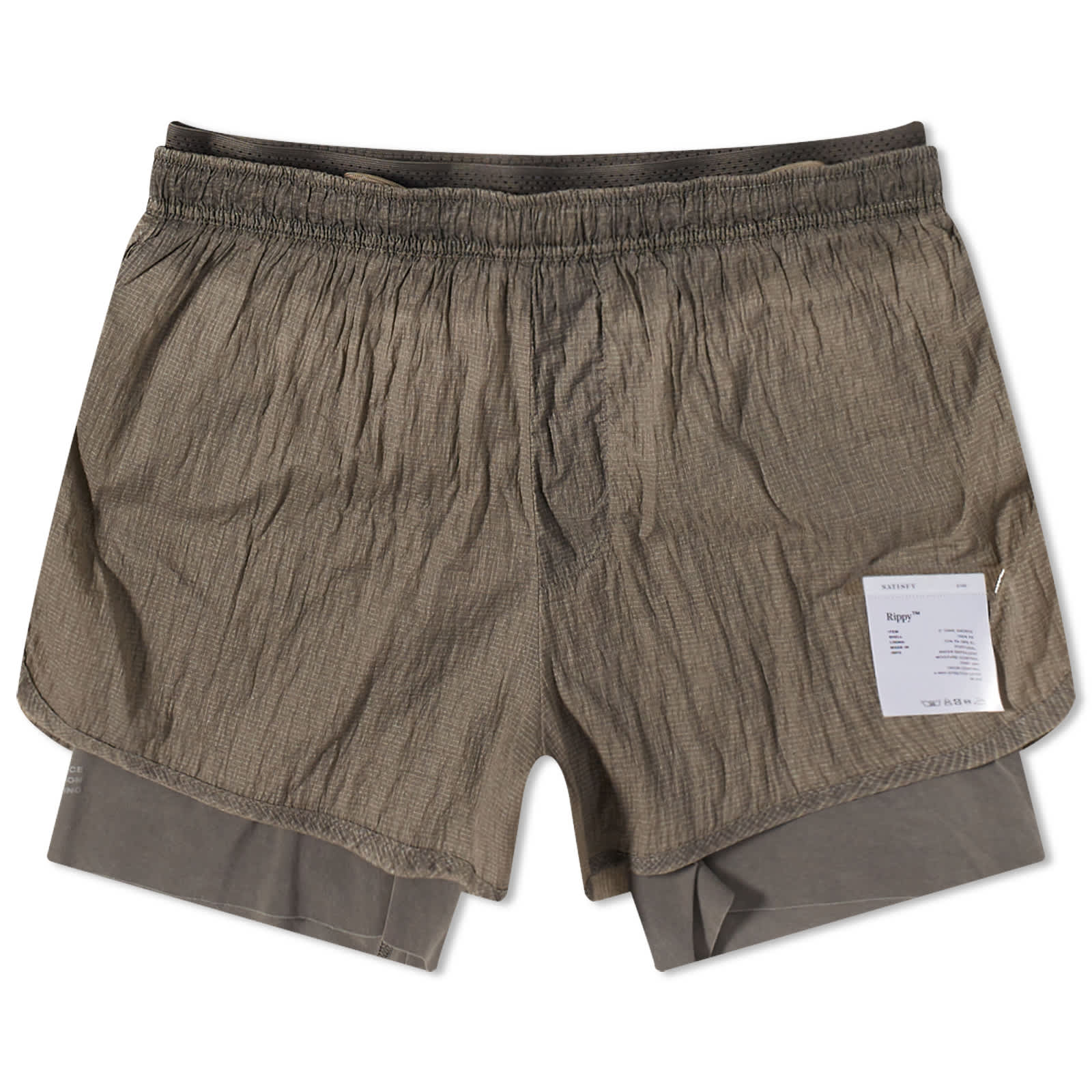 Satisfy Rippy 3" Trail Shorts Mineral Graphite | END. (GB)