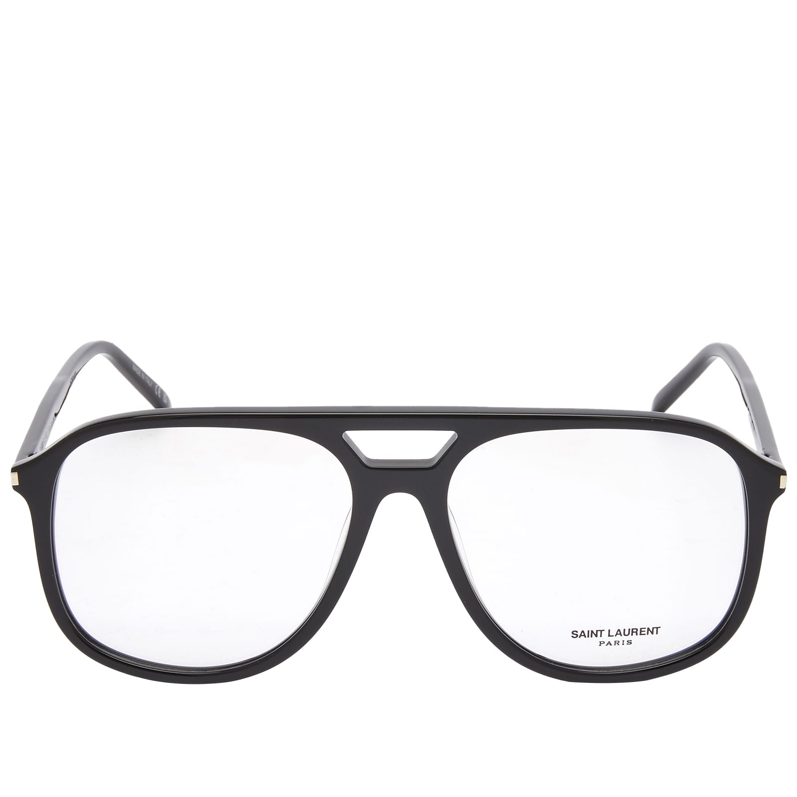 Saint Laurent SL 476 Optical Glasses Black & Transparent | END. (GB)