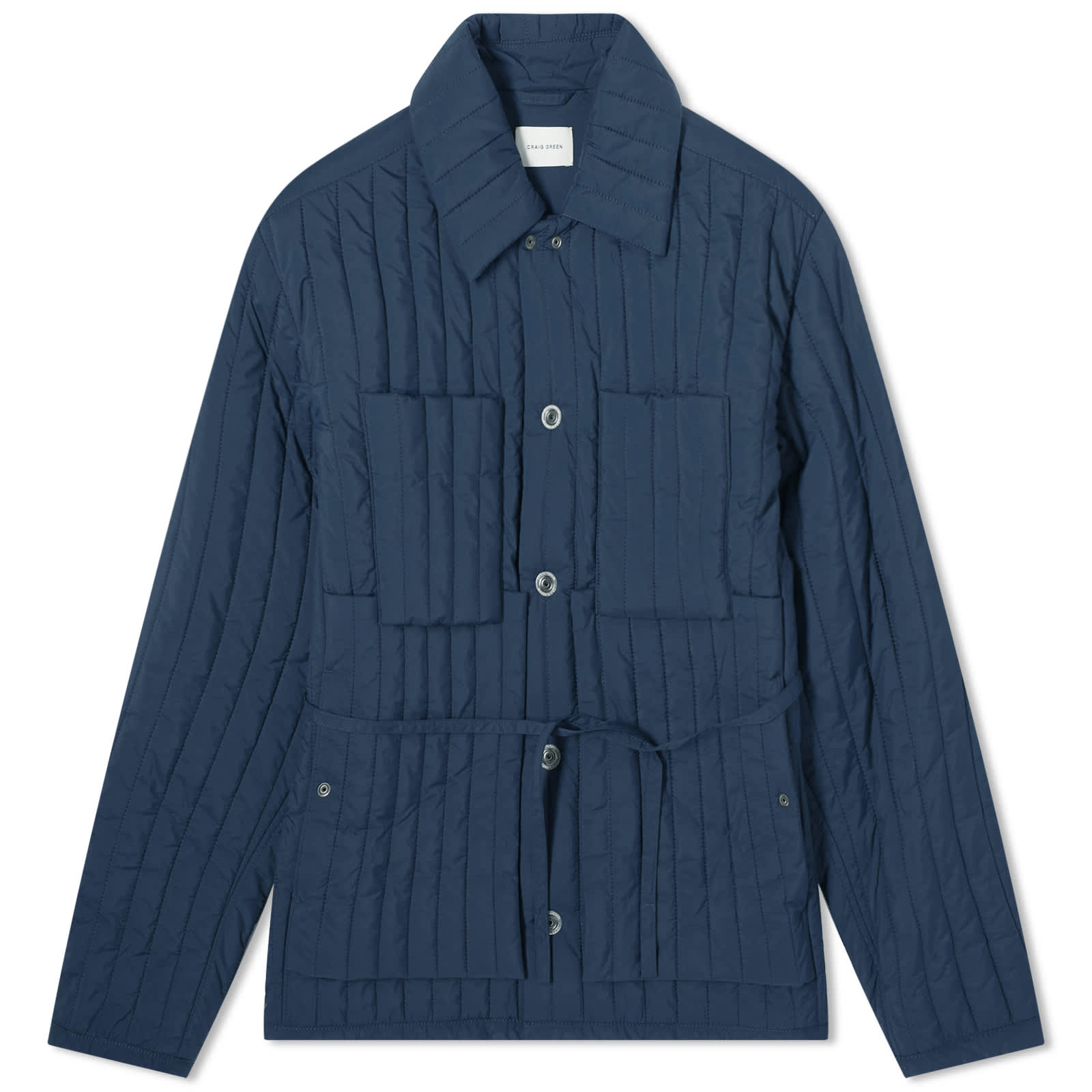 Craig Green Quilted Worker Jacket Navy | END.