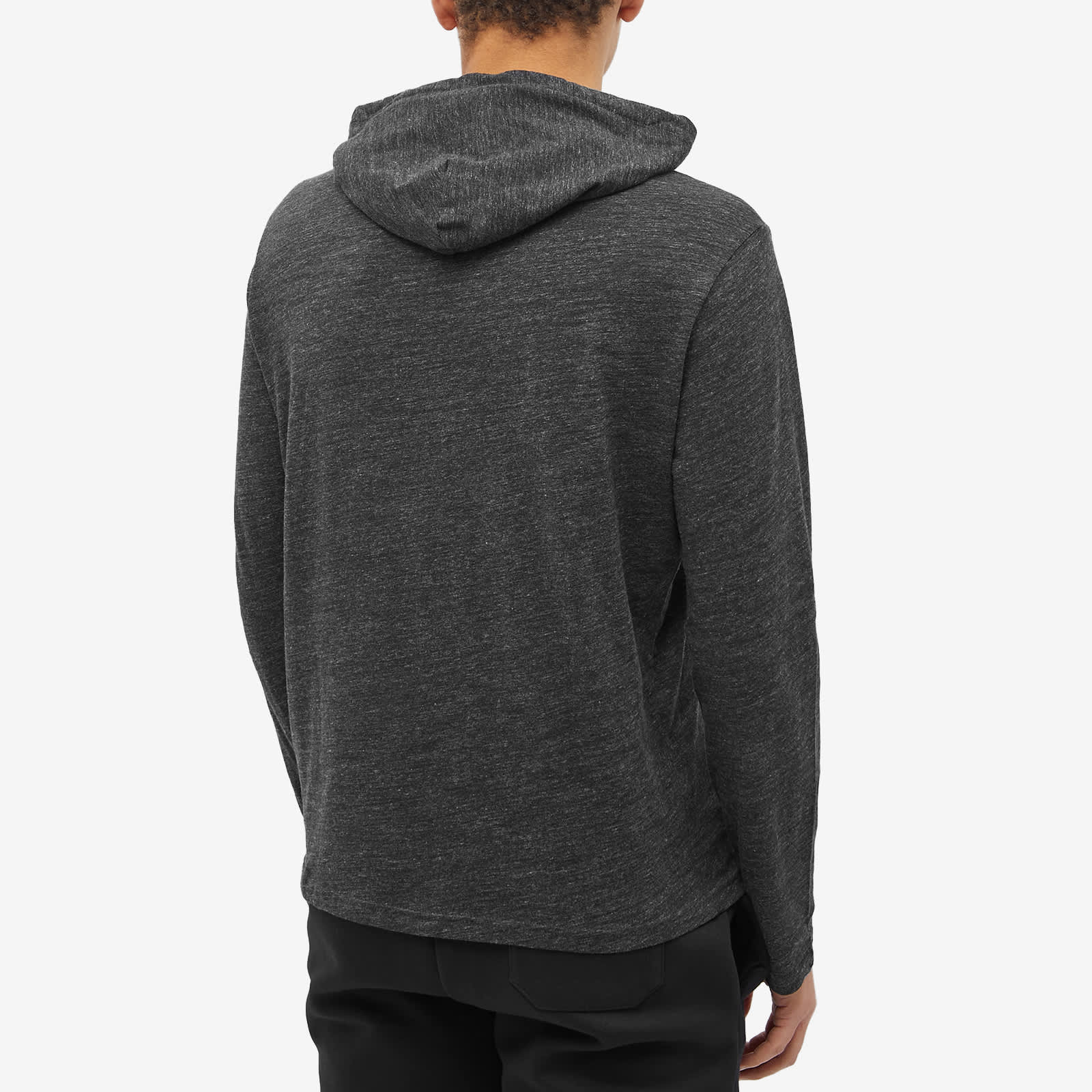 Polo Ralph Lauren Hooded T-Shirt Black Marl Heather | END. (AU)