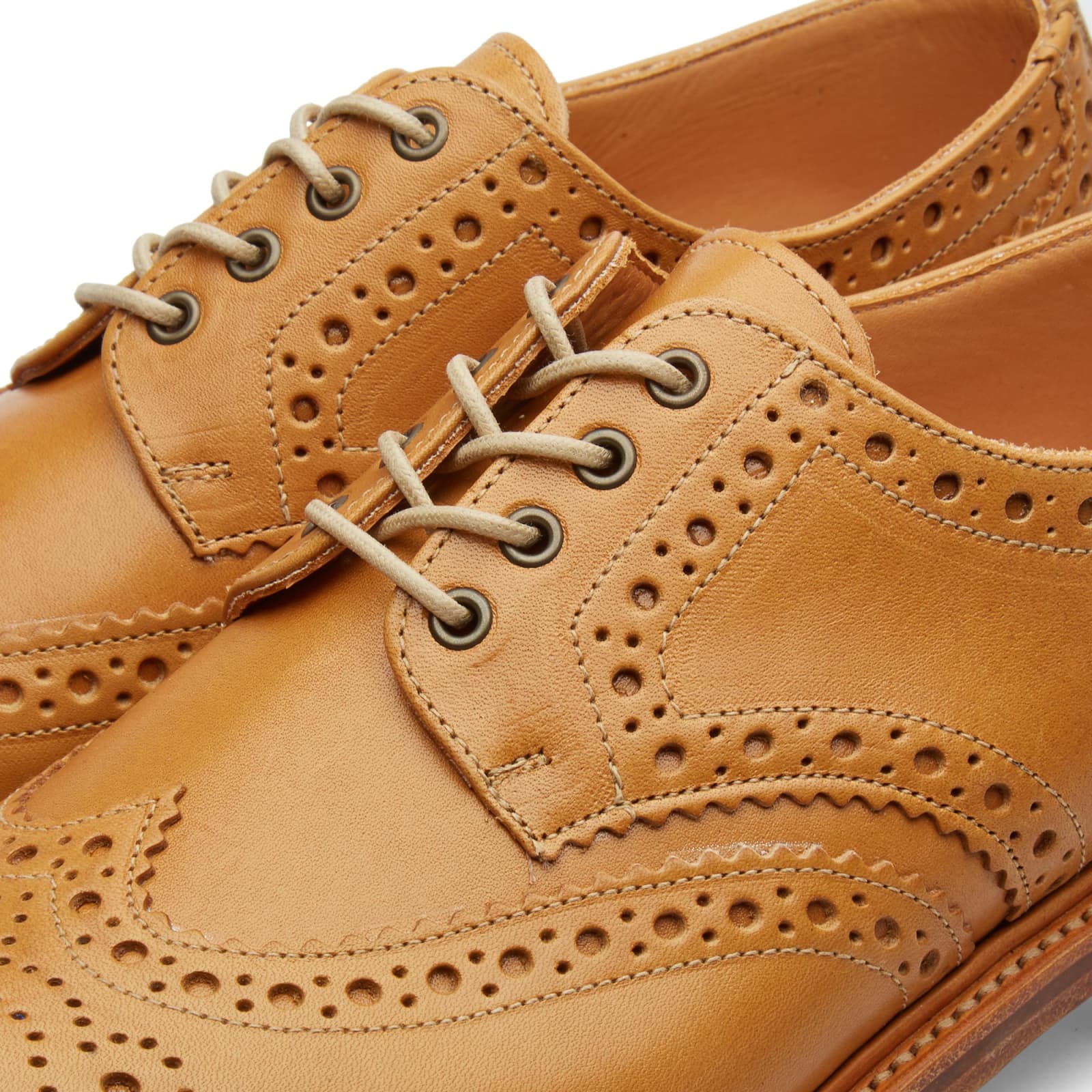 Sanders Bruno Gibson Brogue Light Tan | END. (GB)