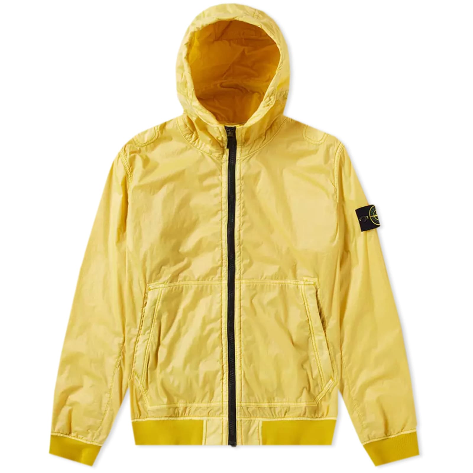 Stone Island Lamy Flock Shell Jacket Mustard | END. (US)