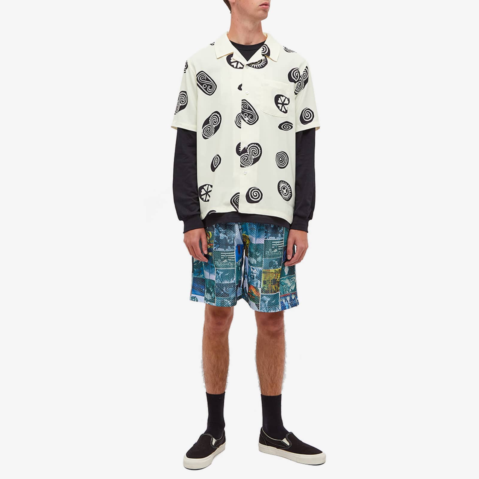 Fucking Awesome Frogman Collage Jersey Shorts All Over Print | END. (GB)