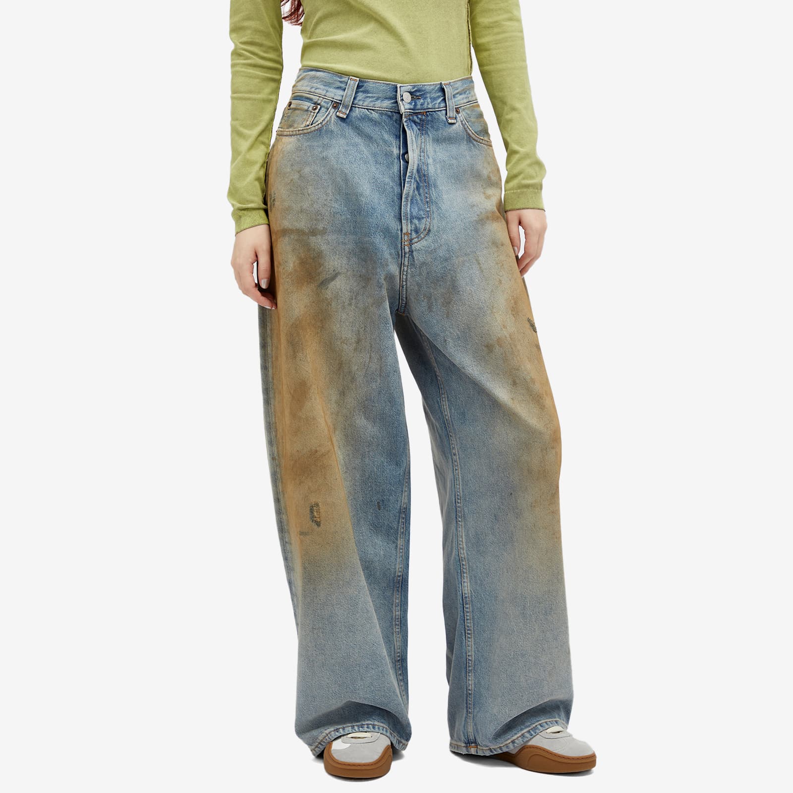 Acne Studios 2023F Penicillin Jeans Mid Blue | END. (US)