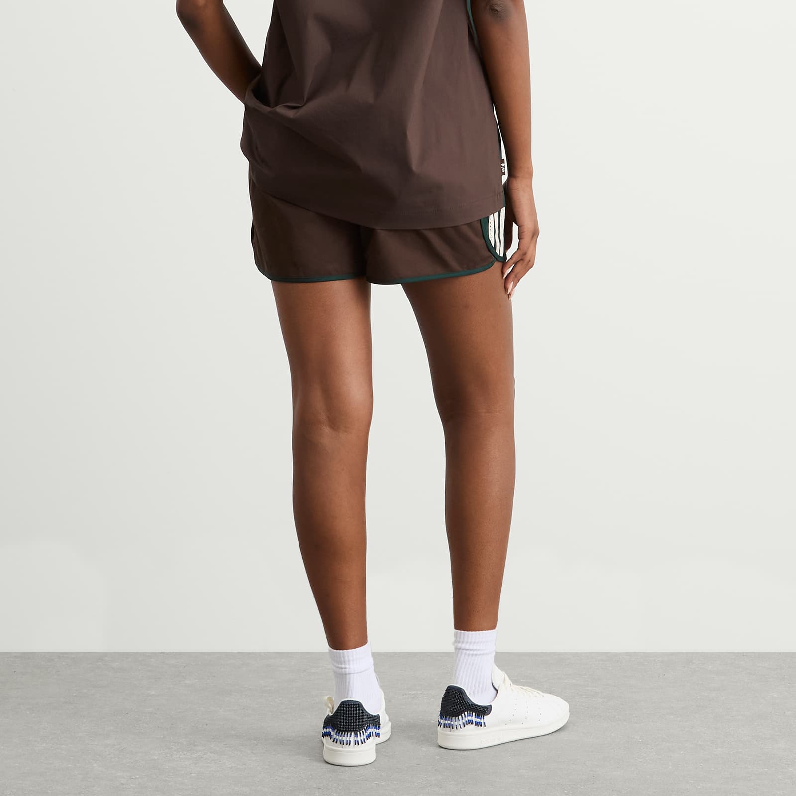 adidas x Clot Sprinter Shorts Green Night & Dark Brown | END. (US)