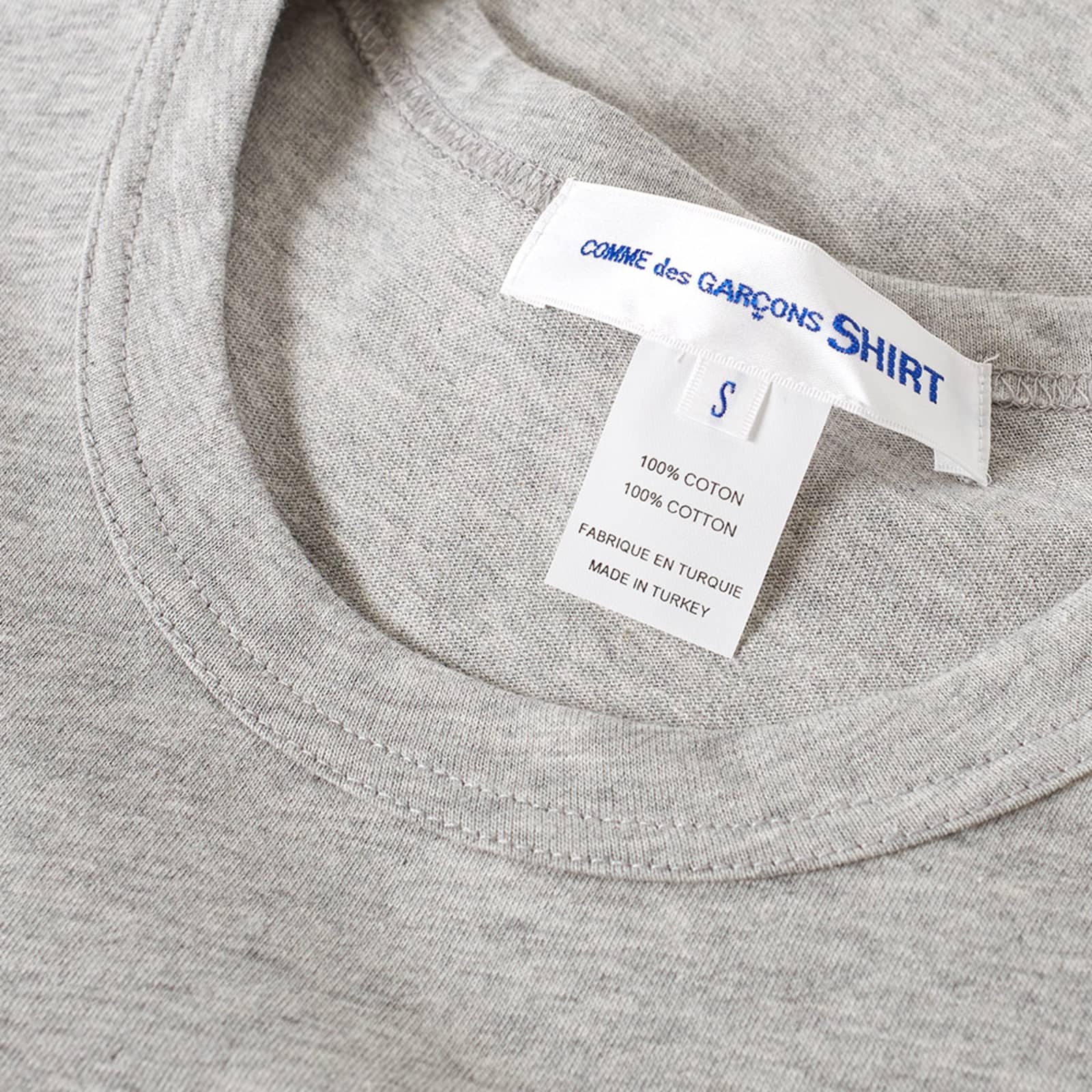 Comme des Garcons SHIRT Insert Pocket Tee Grey | END.