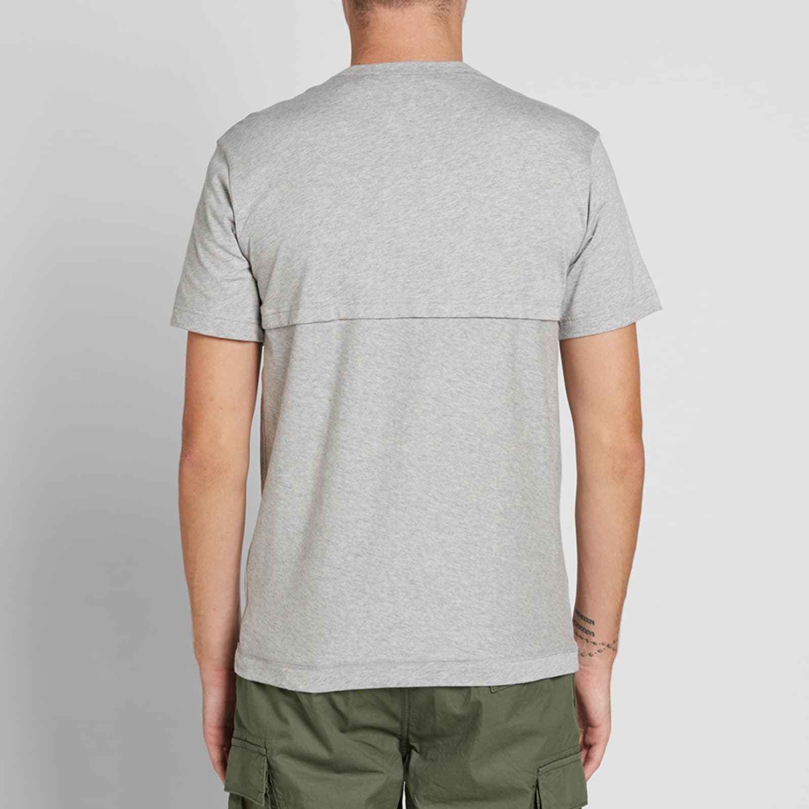 Comme des Garcons SHIRT Insert Pocket Tee Grey | END.