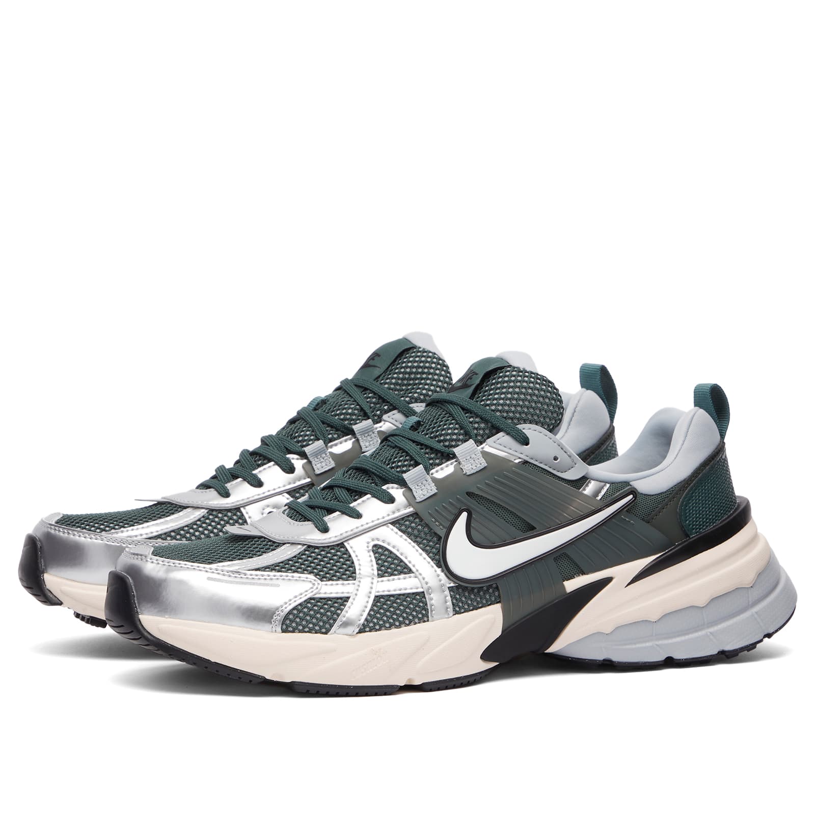 Nike V2K Run Sneaker Green, Grey & Black | END. (US)