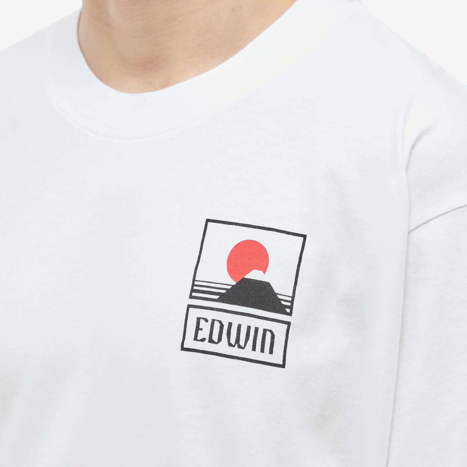 Edwin Sunset on Mt. Fuji T-Shirt White | END. (US)