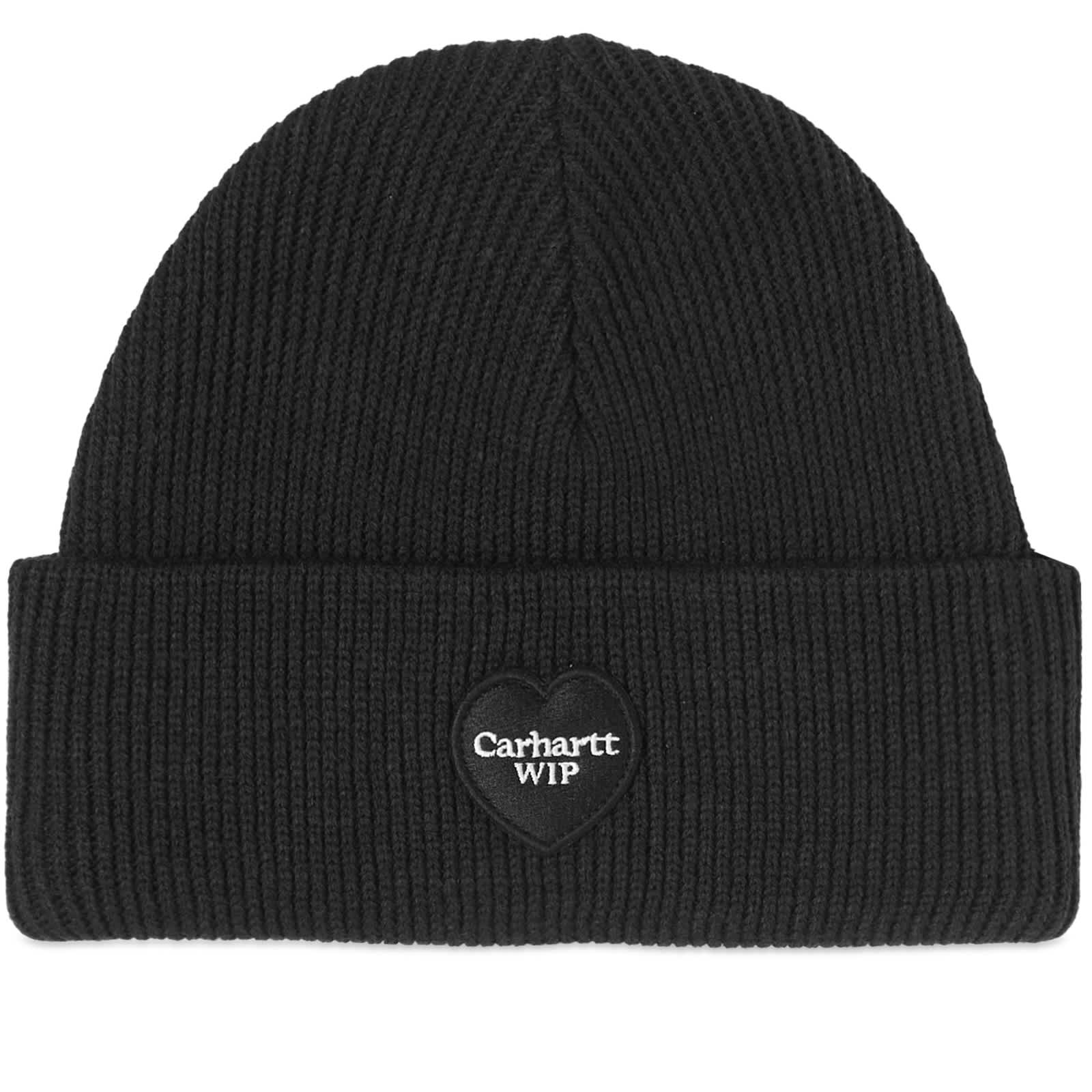 Carhartt WIP Heart Patch Beanie Black | END. (US)