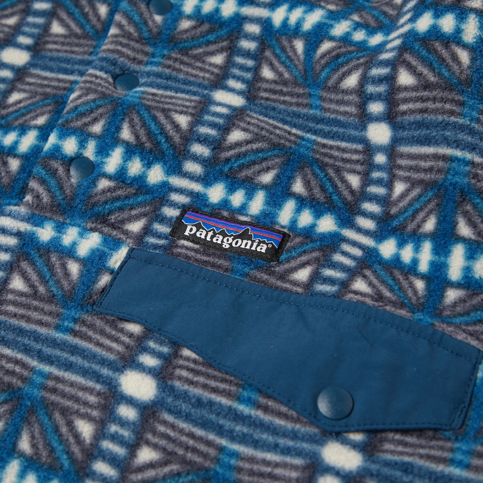 Patagonia Lightweight Synchilla Snap-T Pullover Fleece Snow Beam Dark ...