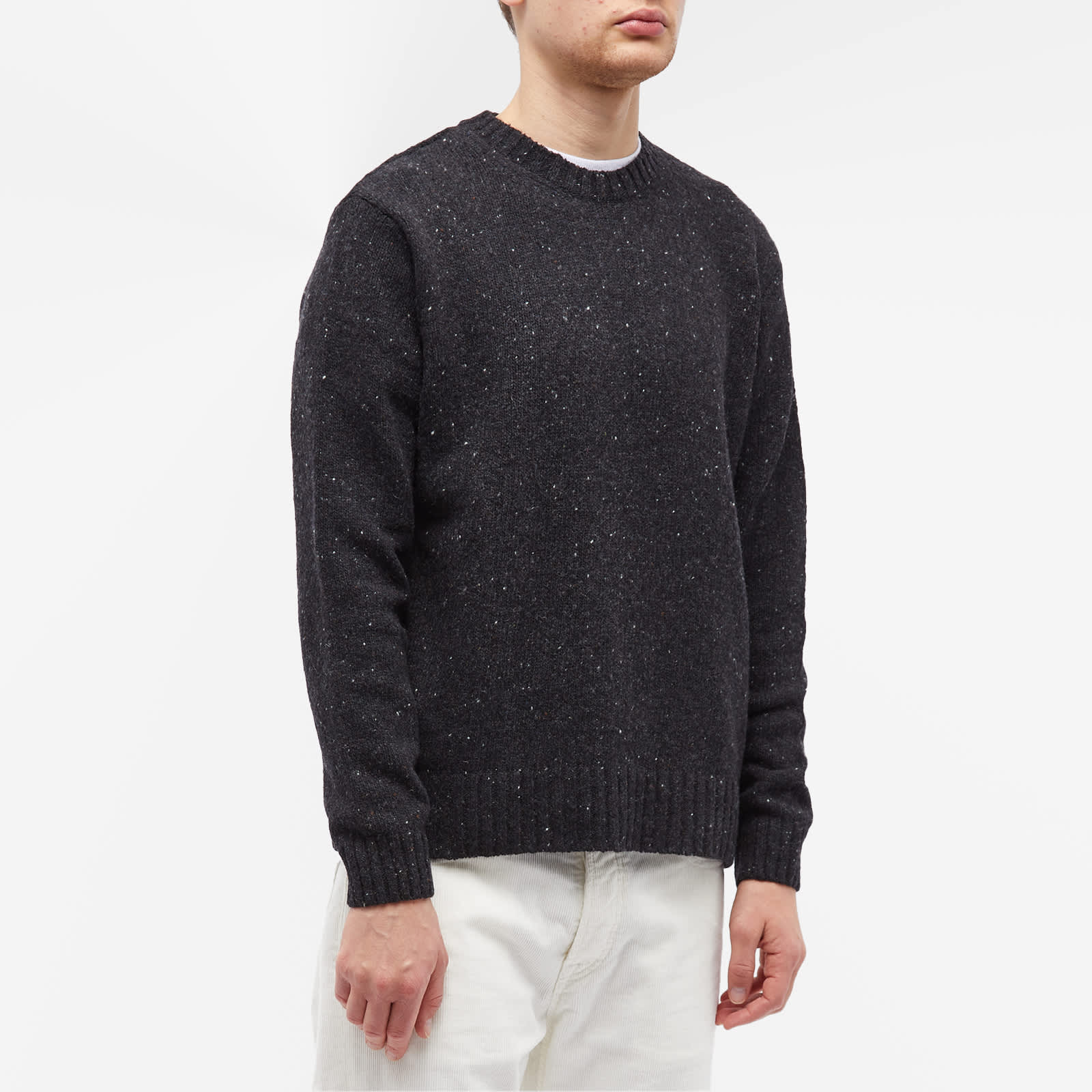 Folk Chain Crew Knit Charcoal | END. (GB)