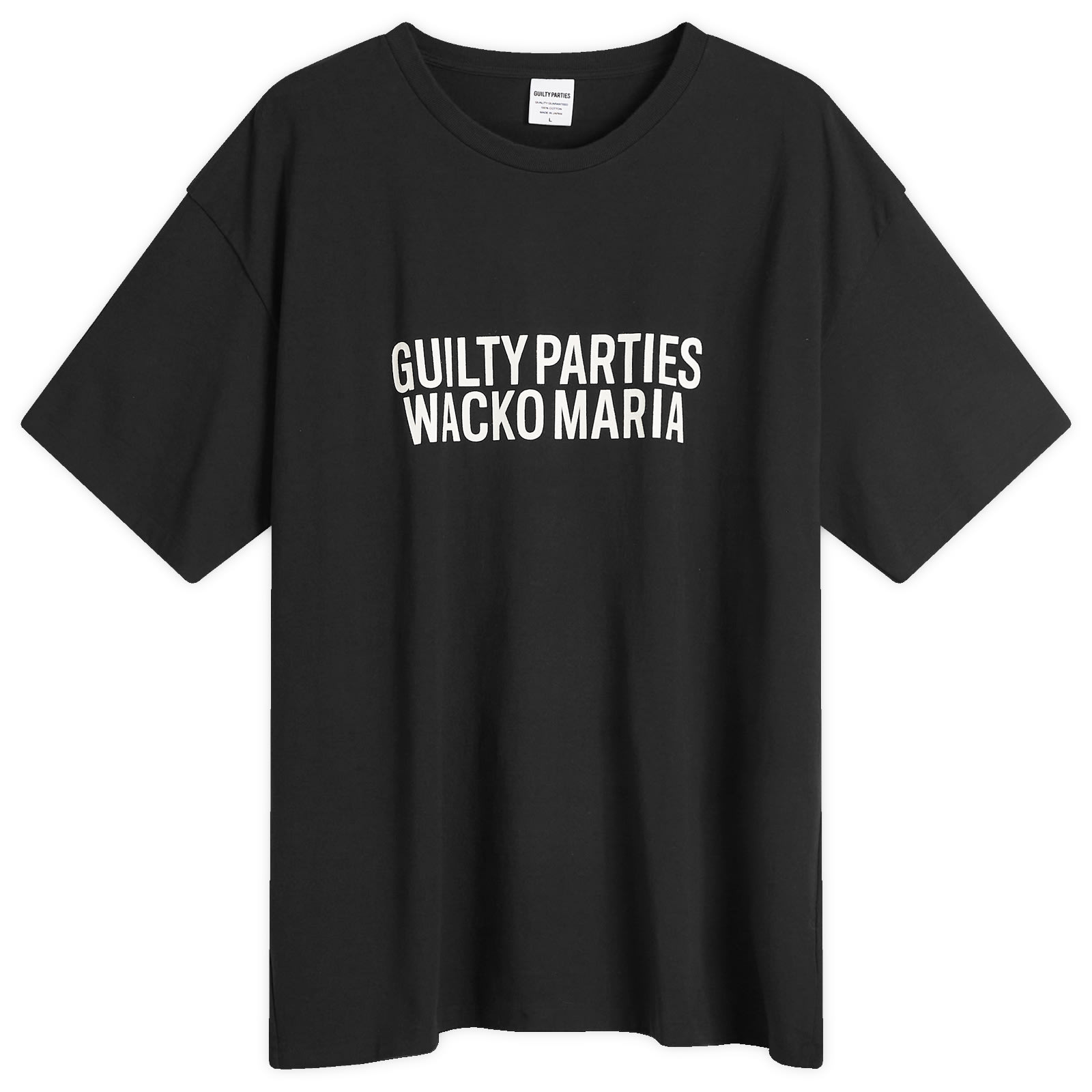 Wacko Maria Heavy Weight Logo T-Shirt Black | END. (HK)