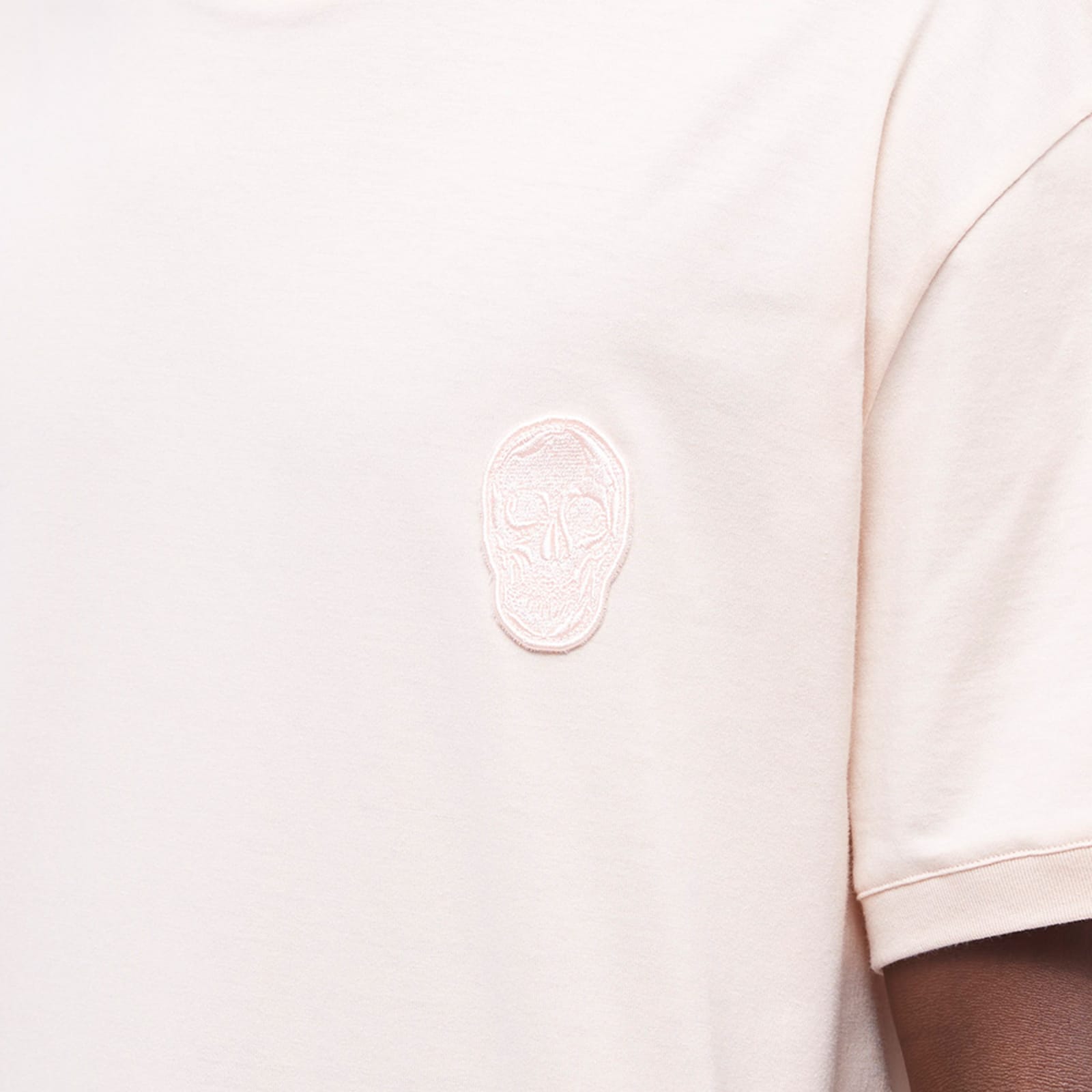 Alexander McQueen Tonal Skull Motif T-Shirt Courtney Pink | END. (AU)