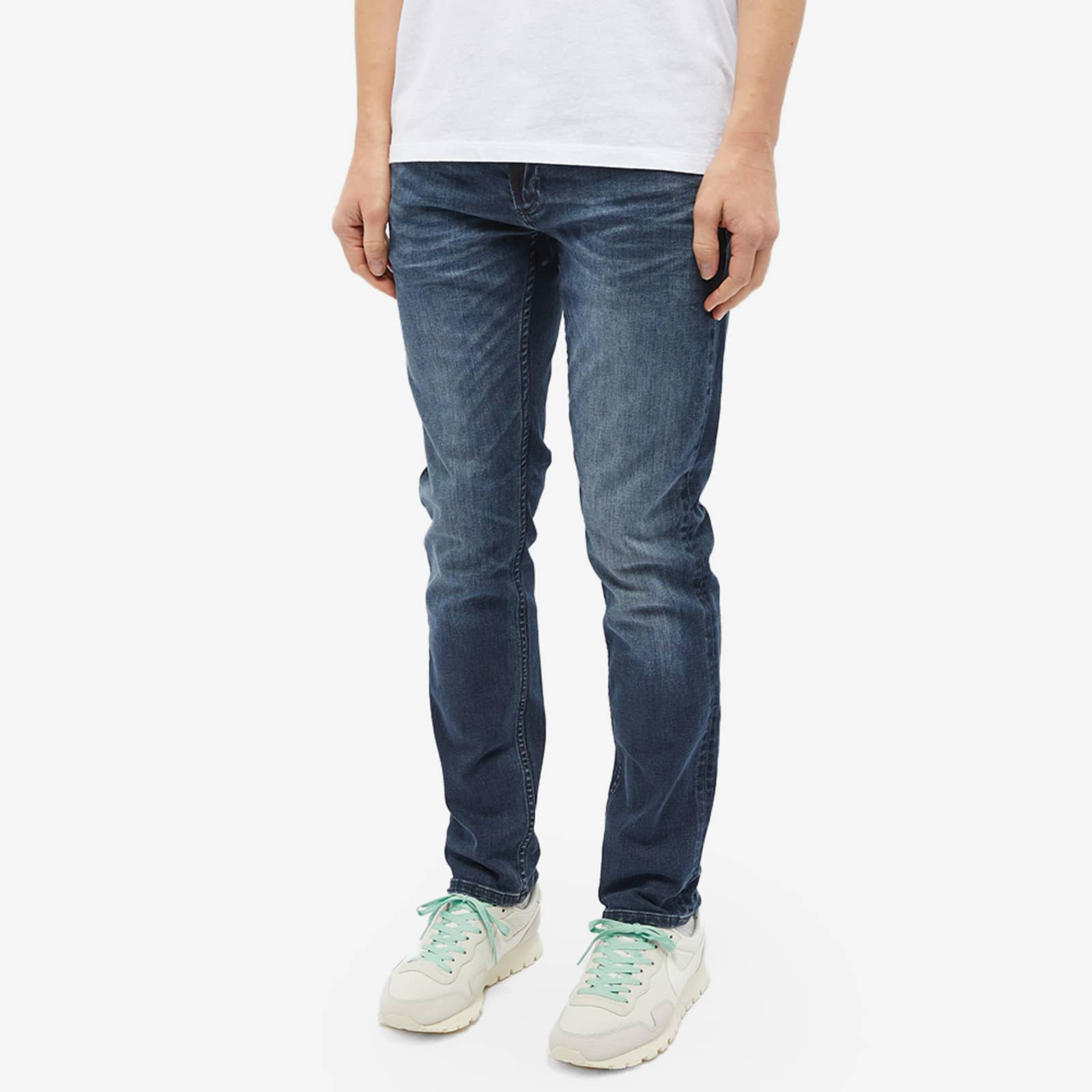 Denham Razor Slim Fit Jean Blue Black Worn | END. (GB)