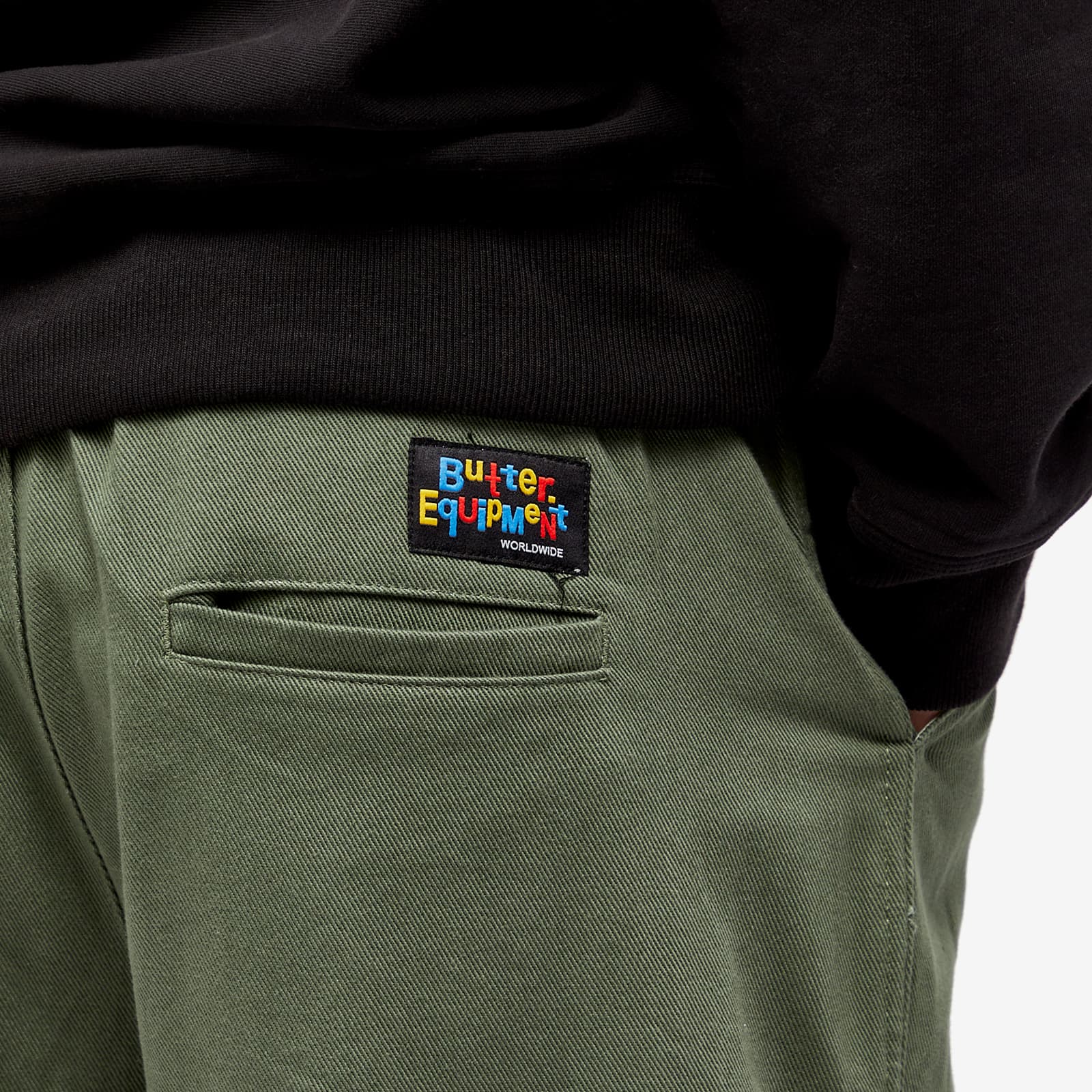 Butter Goods Wide Leg Pant Dark Sage | END. (GB)