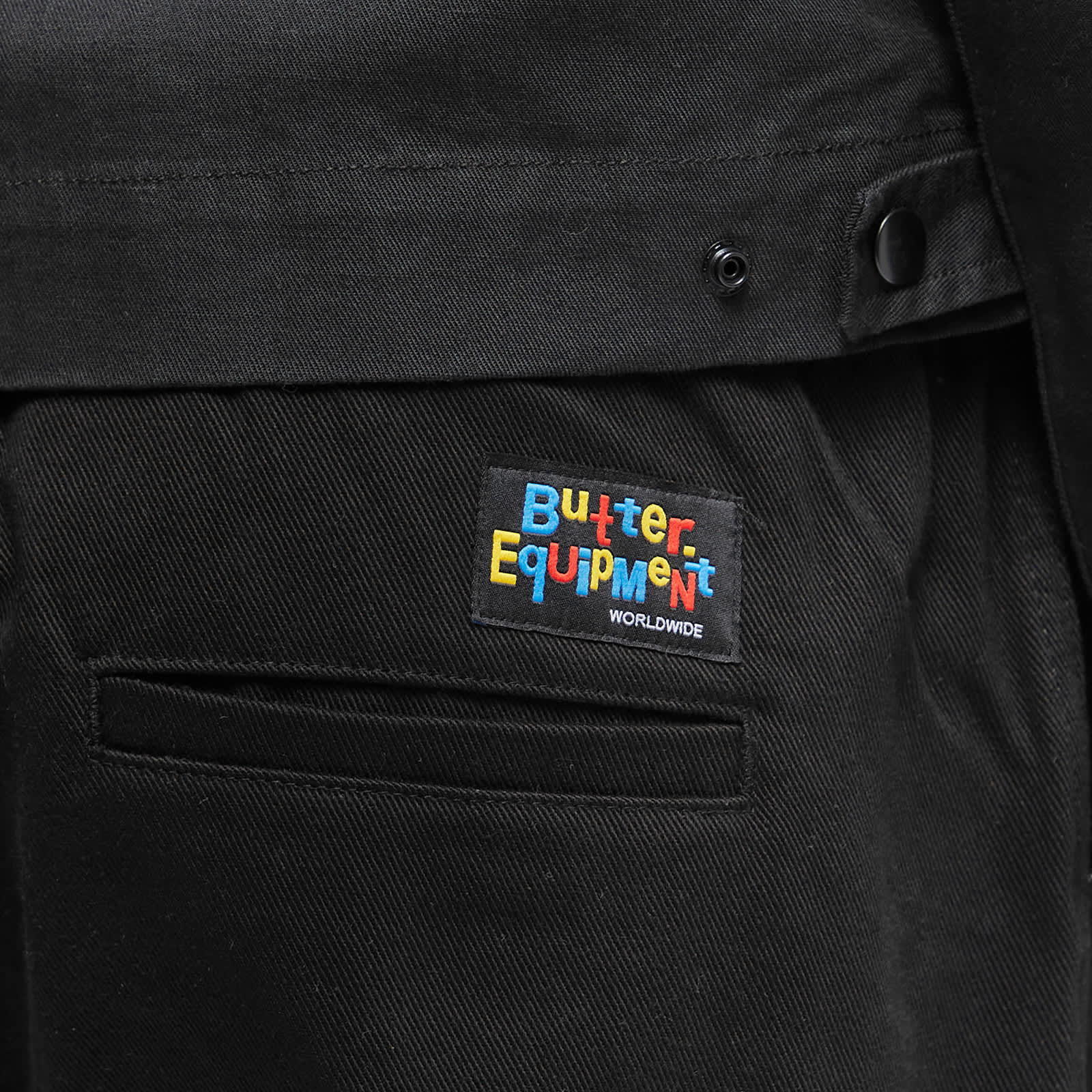 Butter Goods Wide Leg Pant Black | END.