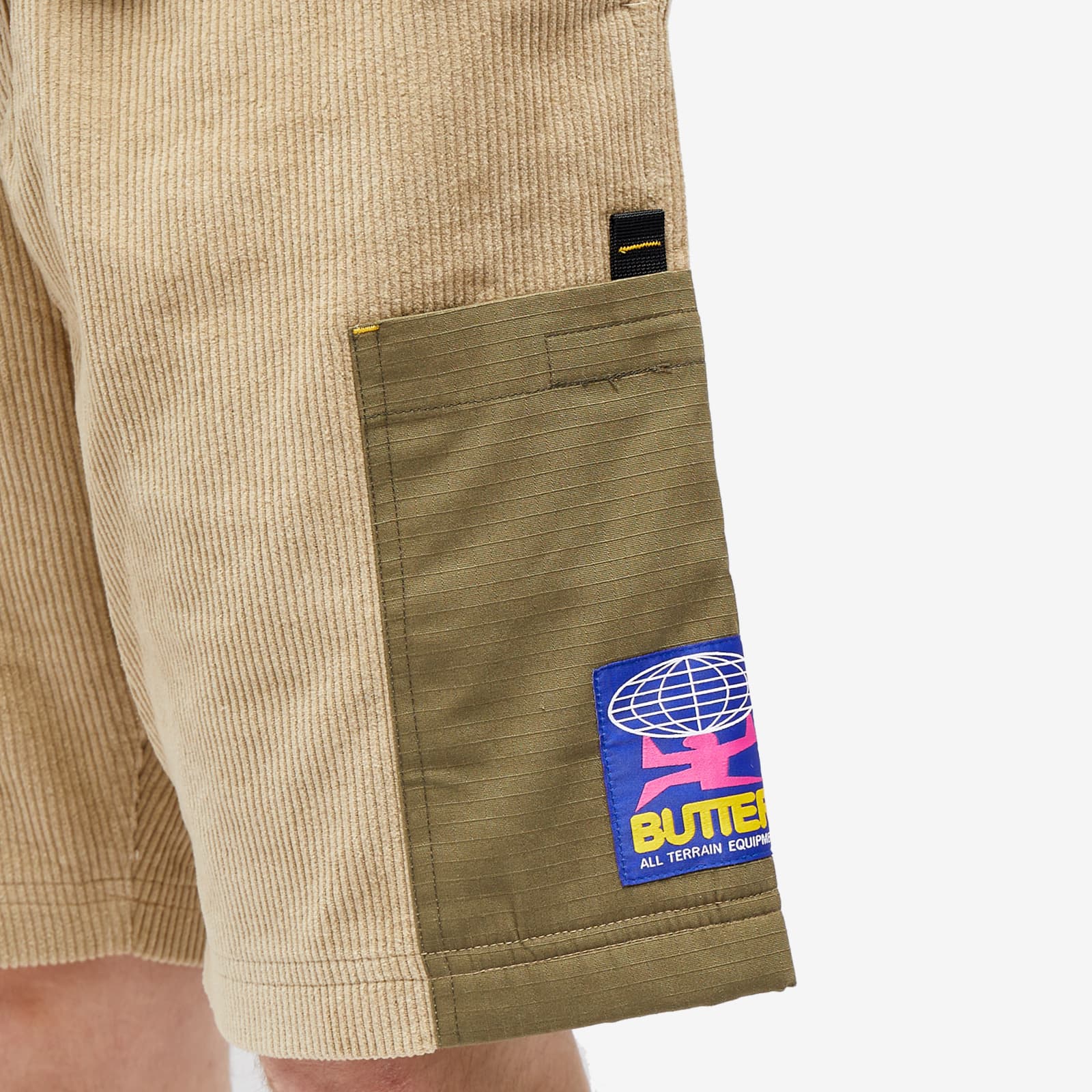 Butter Goods Terrain Corduroy Shorts Khaki & Sage | END. (GB)