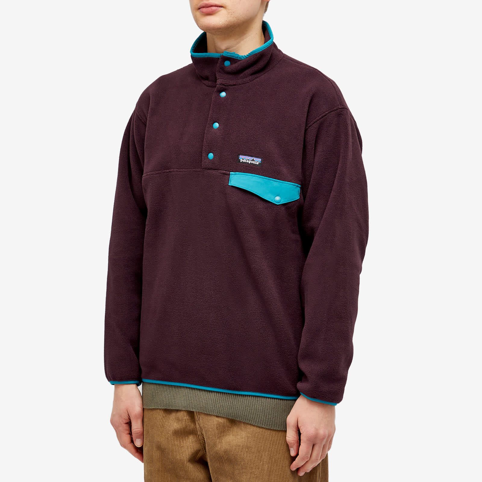 Patagonia Synchilla Snap-T Pullover Fleece Obsidian Plum | END. (TW)