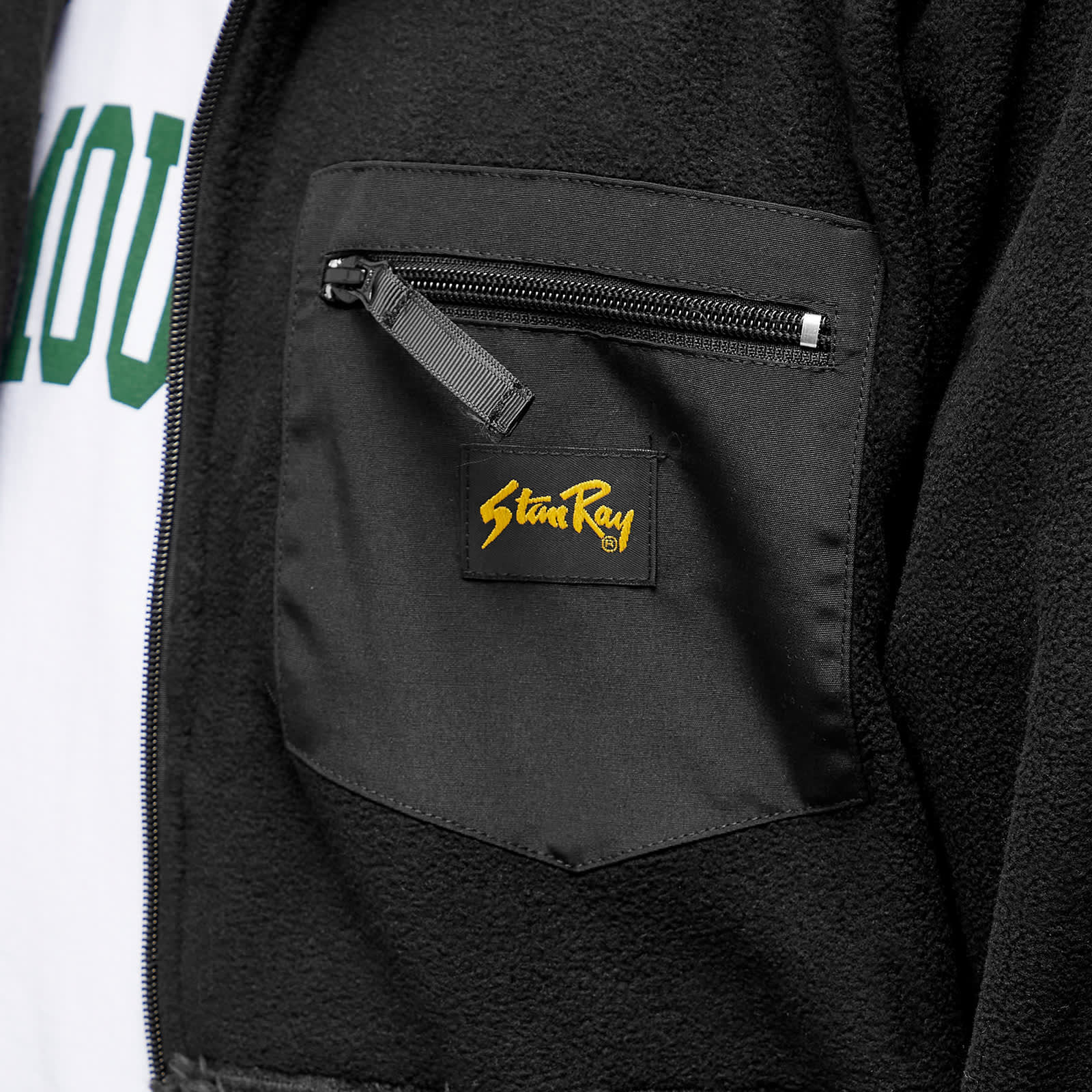 Stan Ray Patchwork Fleece Jacket Black | END. (DK)