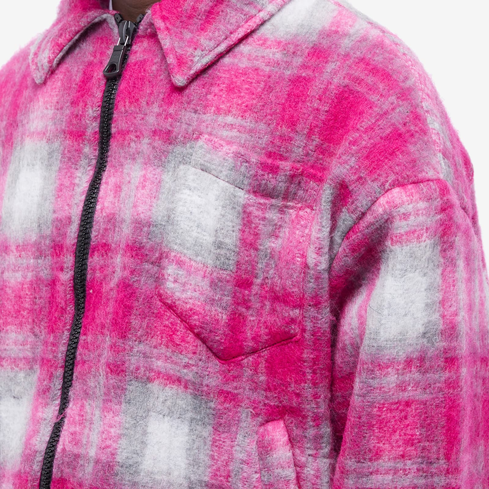 Cole Buxton Flannel Overshirt Pink | END.