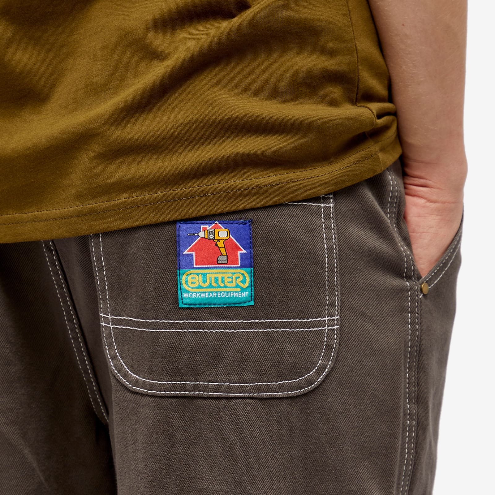 Butter Goods Double Knee Work Pant Charcoal | END. (US)