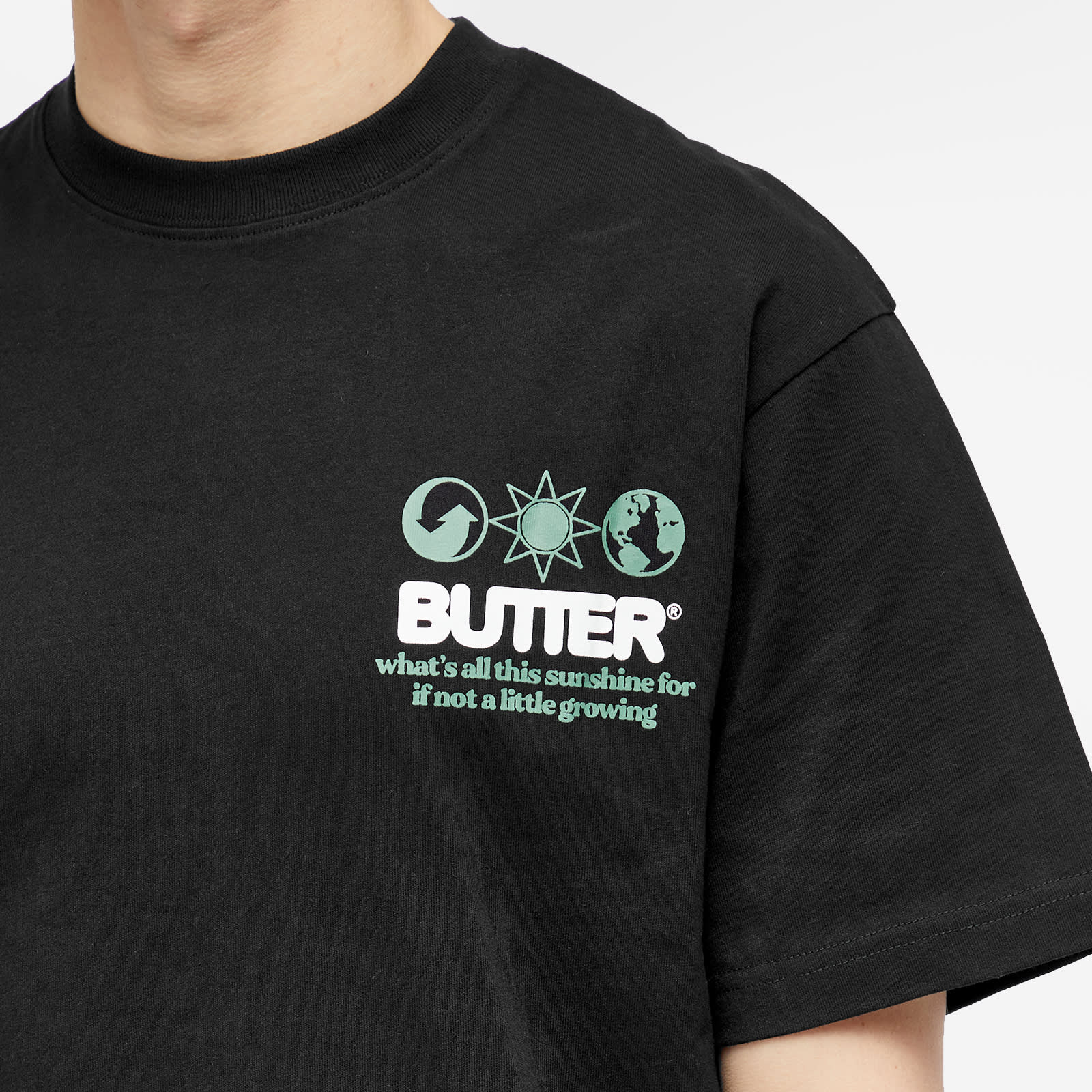 Butter Goods Sunshine T-Shirt Black | END. (US)