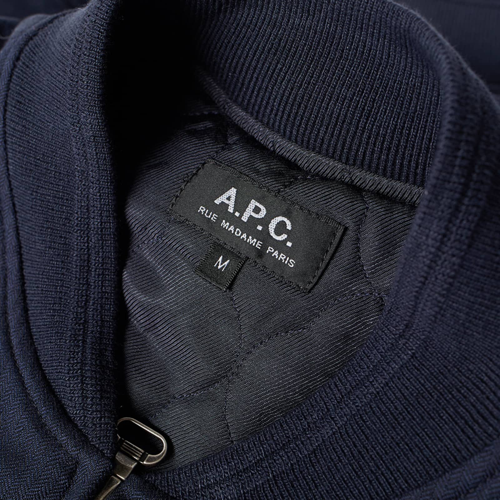 A.P.C. MA-1 Bomber Jacket Dark Navy | END.