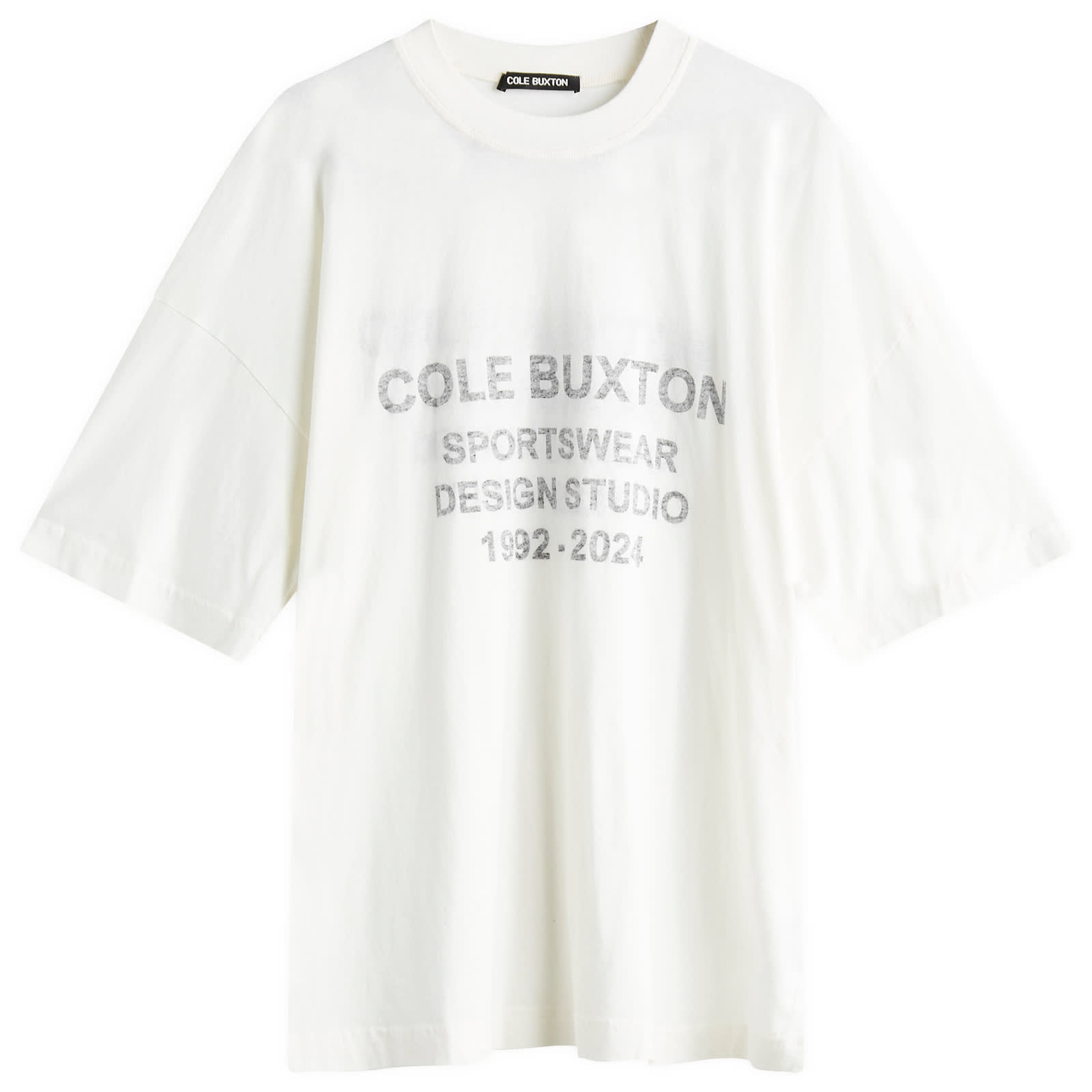 Cole Buxton Inside Out Logo T-Shirt Vintage White | END. (GB)