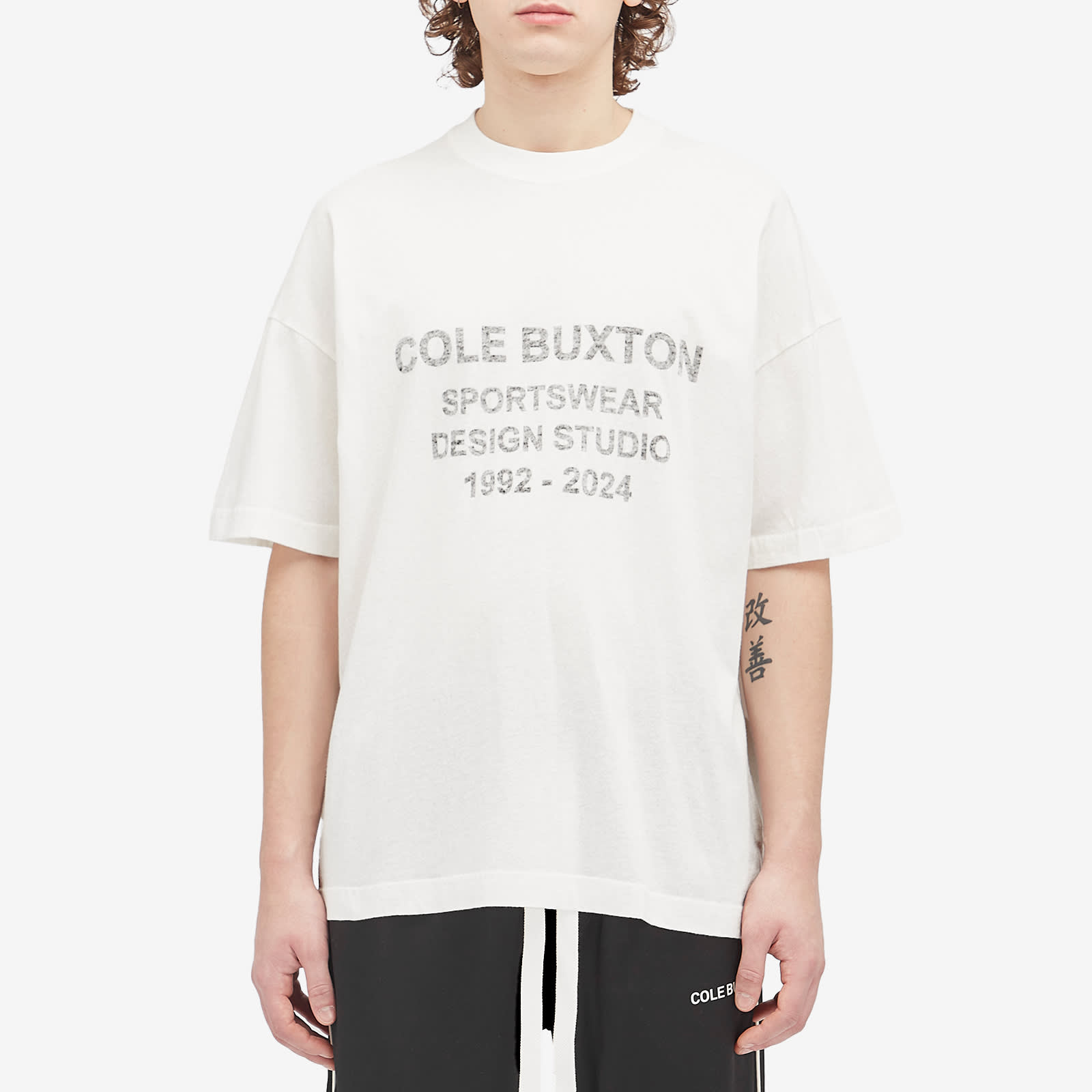 Cole Buxton Inside Out Logo T-Shirt Vintage White | END. (GB)