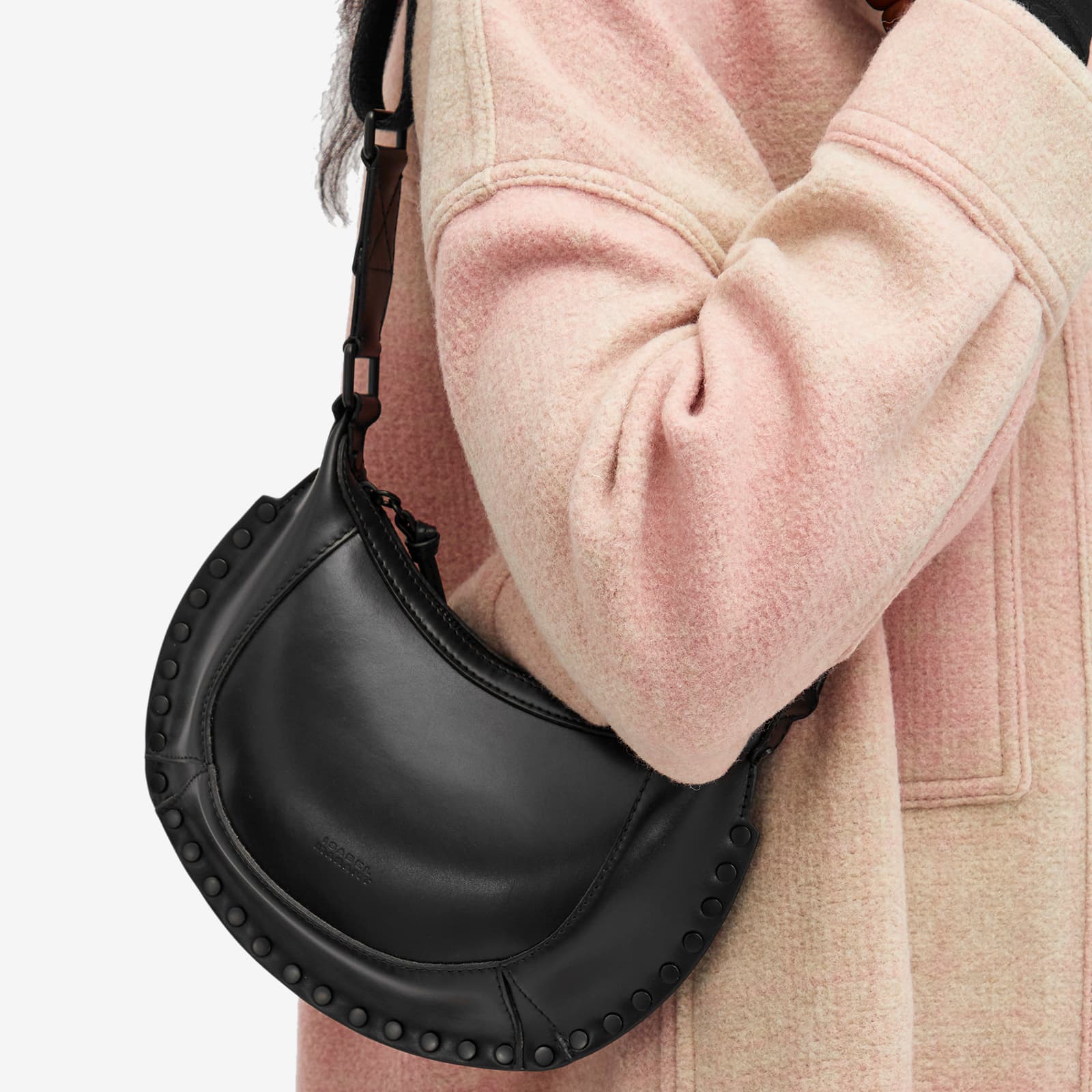 Isabel Marant Étoile Oskan Mini Moon Bag Black & Black | END. (GB)
