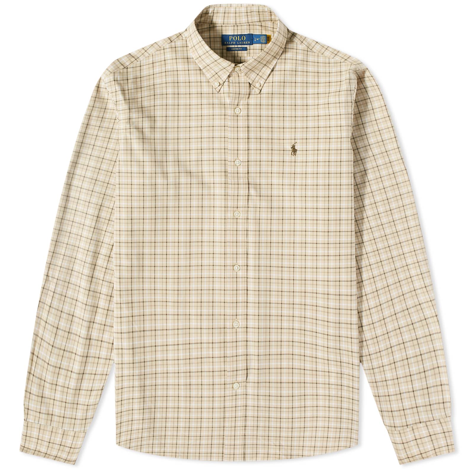 Polo Ralph Lauren Long Sleeve Checked Shirt Khaki Multi | END. (HK)