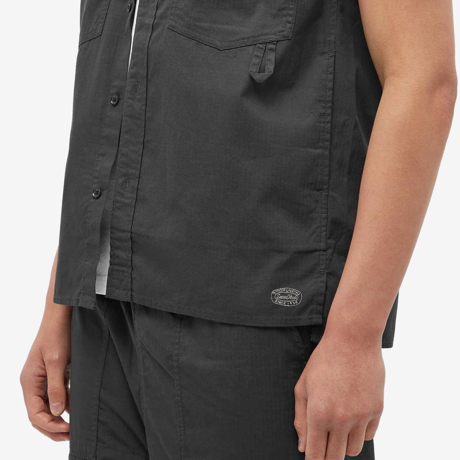 Snow Peak Takibi Light Ripstop Shirt Black | END. (AR)