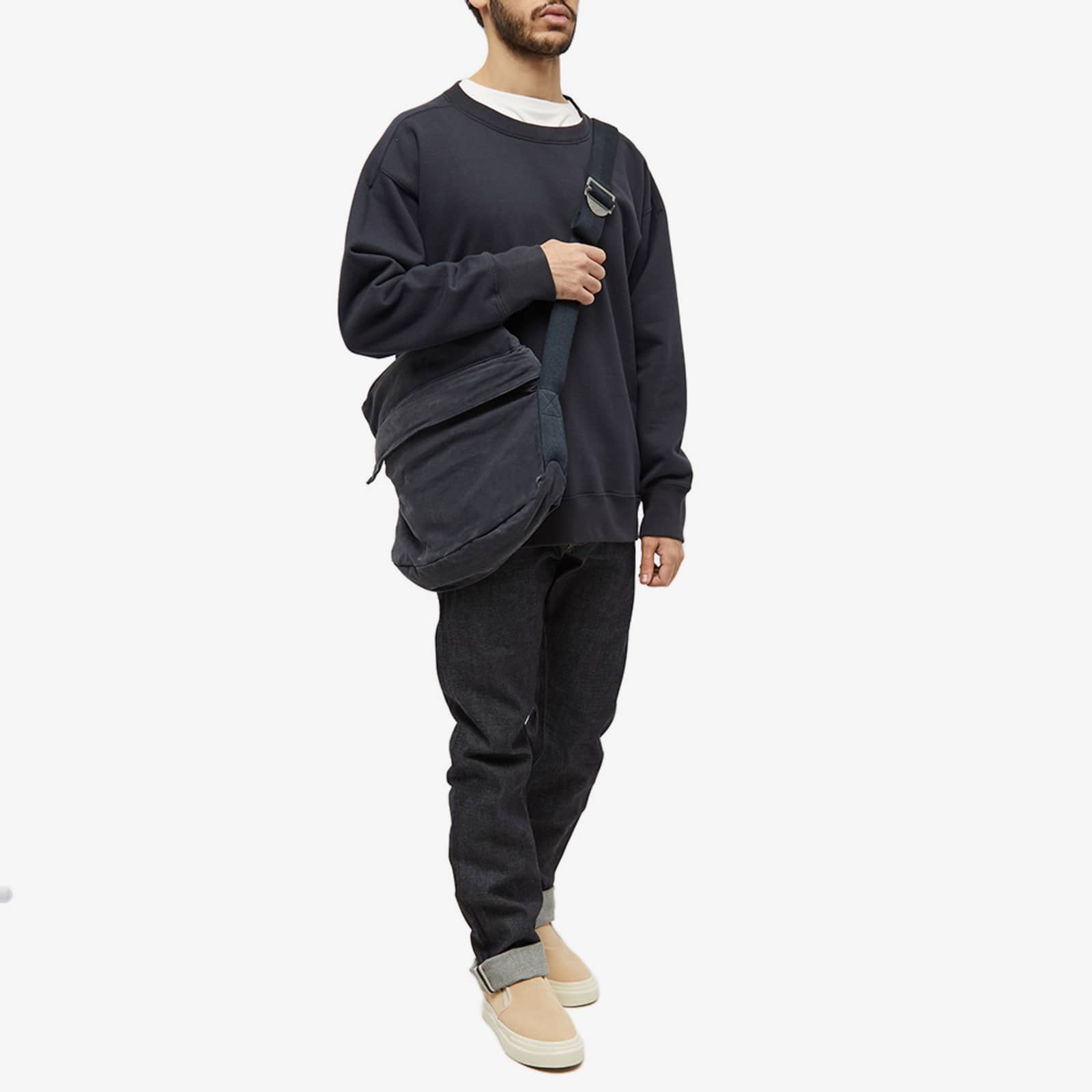 Visvim Charlie Shoulder Bag Navy | END. (GB)