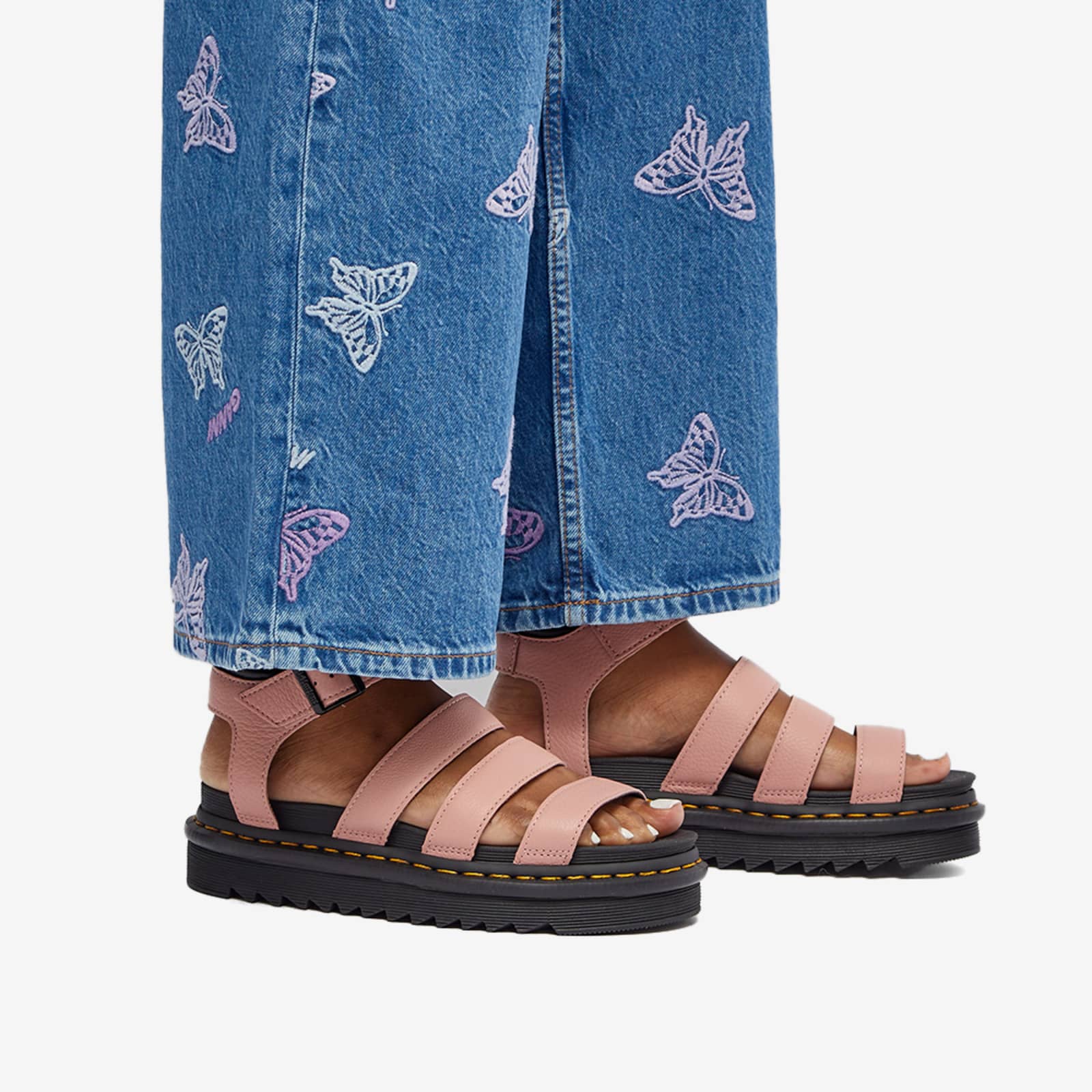 Dr. Martens Blaire 3 Strap Sandal Peach Beige Pisa | END. (NZ)