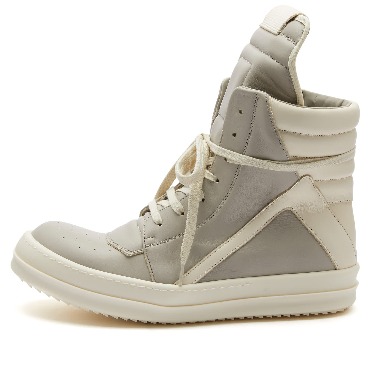 Rick Owens Geobasket Sneakers Pearl | END. (US)