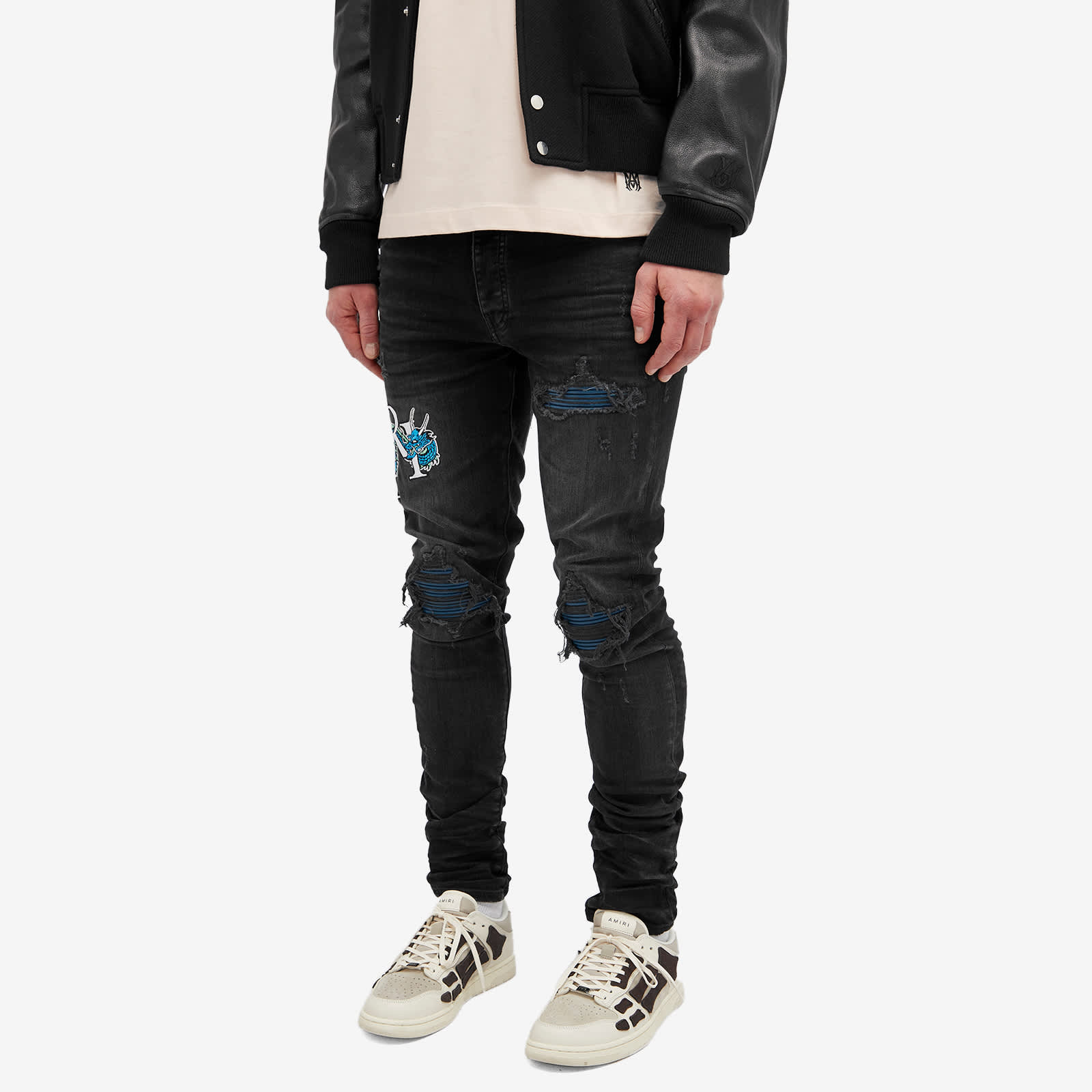 AMIRI MX1 CNY Dragon Jeans Faded Black | END. (US)