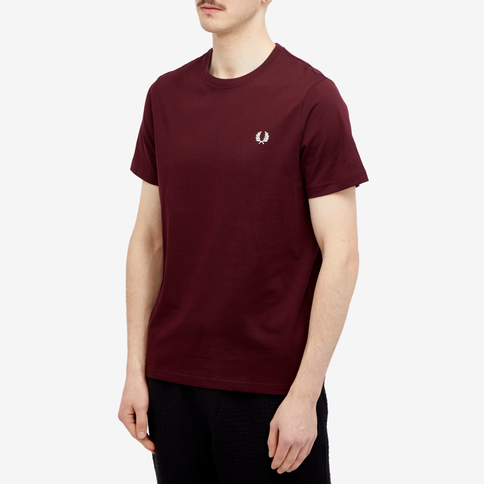 Fred Perry Logo T-Shirt Oxblood | END. (US)