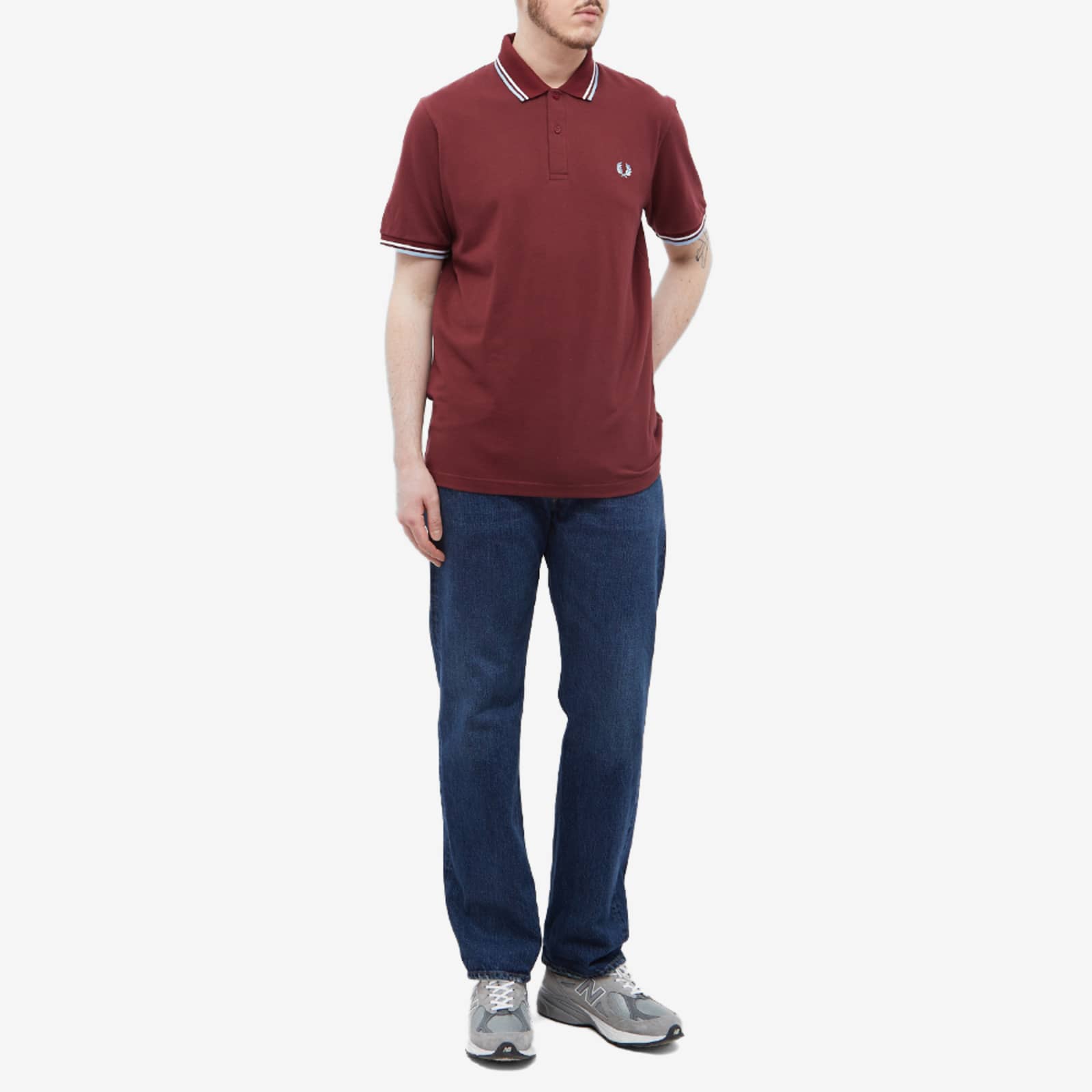 Fred Perry Reissues Original T Maroon, White & Ice | END. (US)