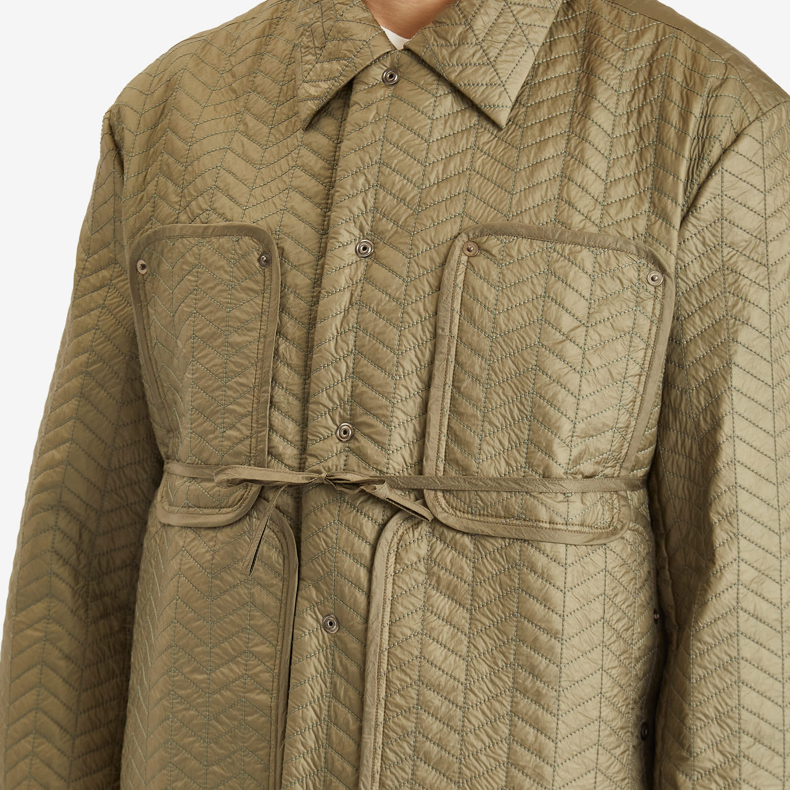 Craig Green Quilted Worker Jacket Green | END. (US)