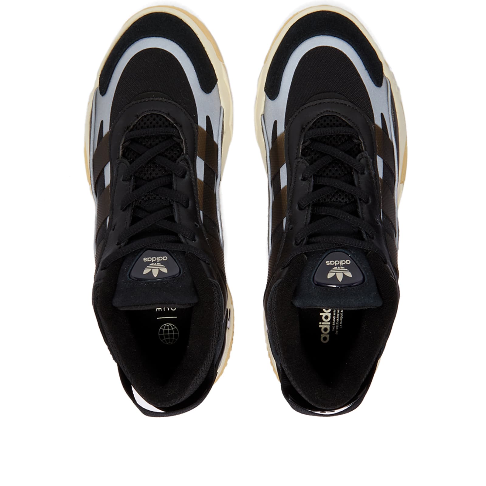 Adidas Niteball Ii W Core Black, White & Silver | END. (AT)