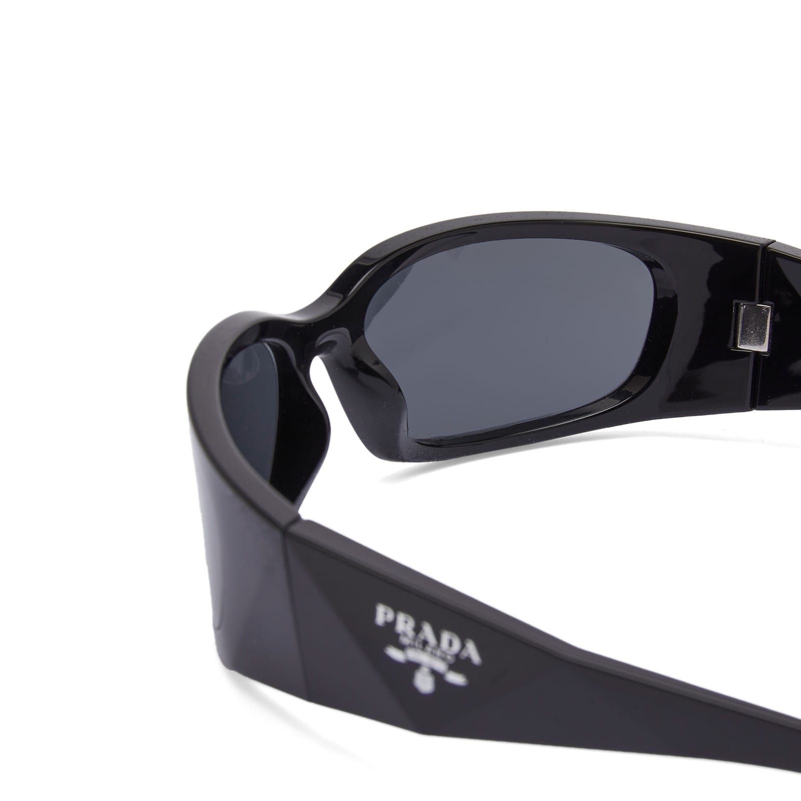 Prada Eyewear A19S Sunglasses Black & Dark Grey | END. (GB)