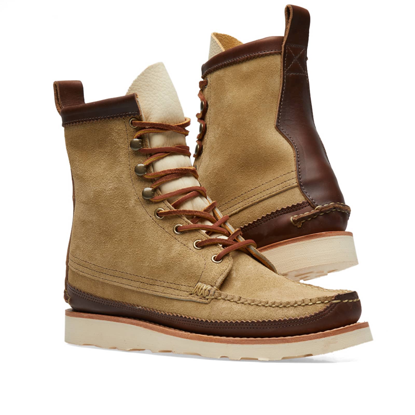 Yuketen Maine Guide DB Boot Khaki | END. (US)