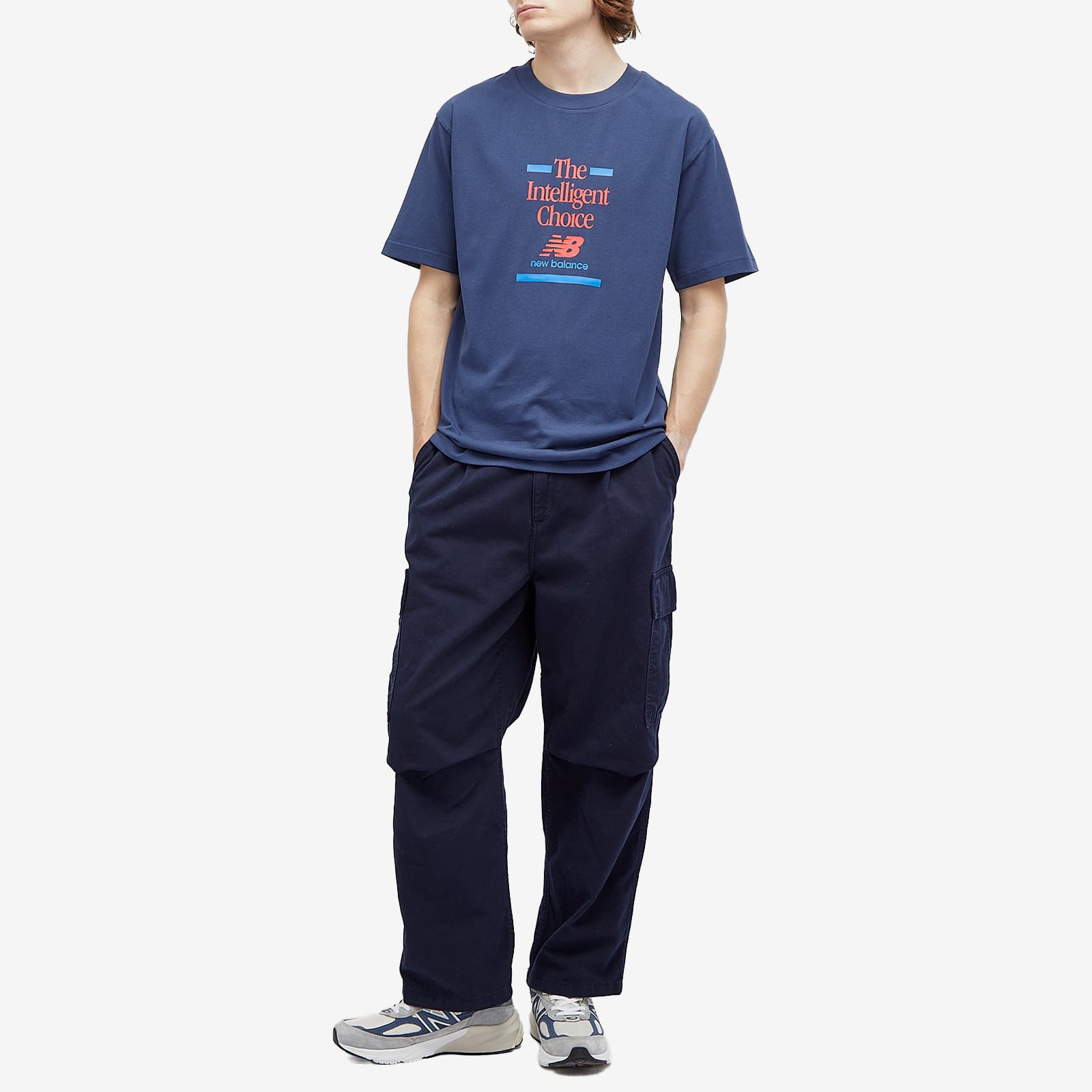 New Balance Athletics Intelligent Choice T-Shirt Navy | END. (GB)