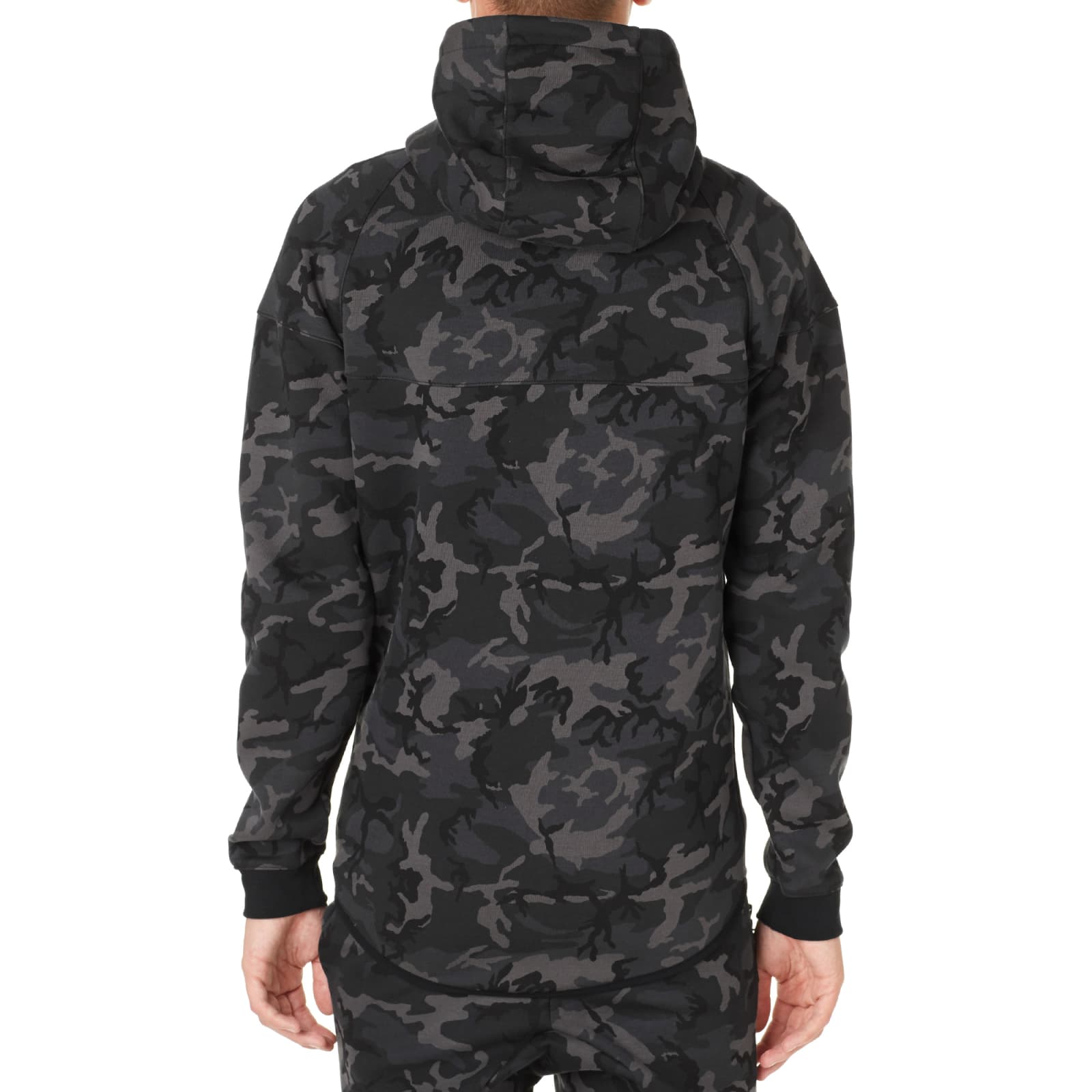 Nike Tech Fleece Camo Windrunner Medium Ash & Black | END. (US)
